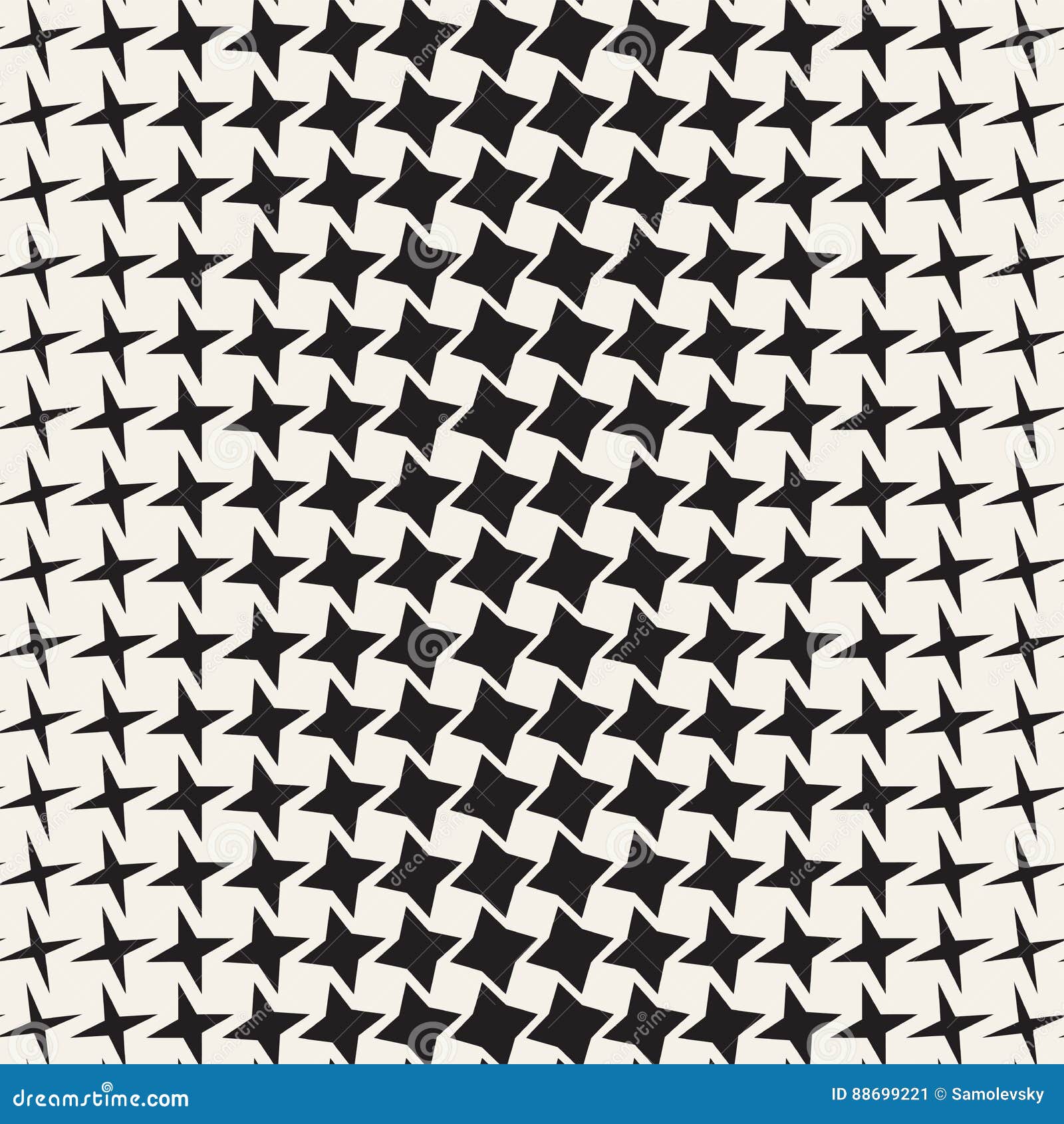 Geometric Seamless Star Shapes Pattern. Halftone Gradient Effect. Stylish Vector Illustration ...