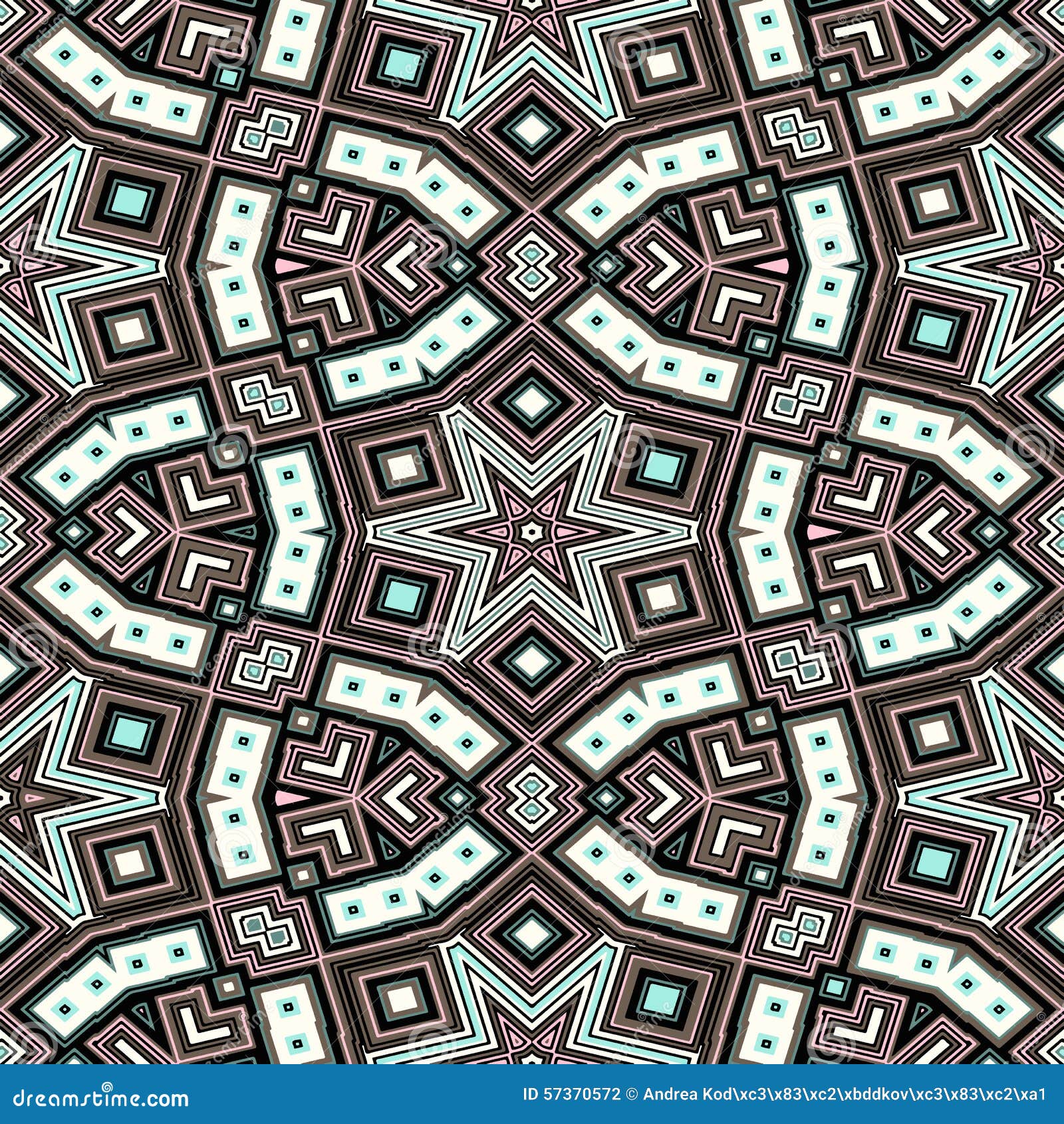 Geometric seamless texture stock vector. Illustration of symmetry ...