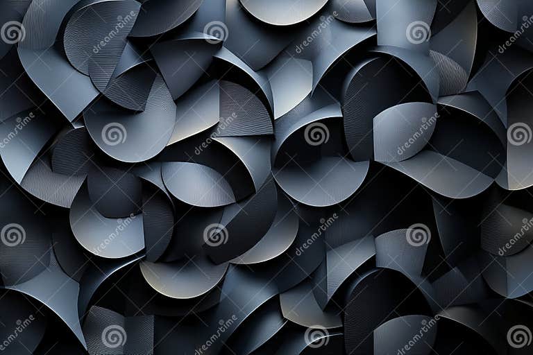 Geometric Shadows: an Abstract Pattern of Overlapping Shapes and Depth ...