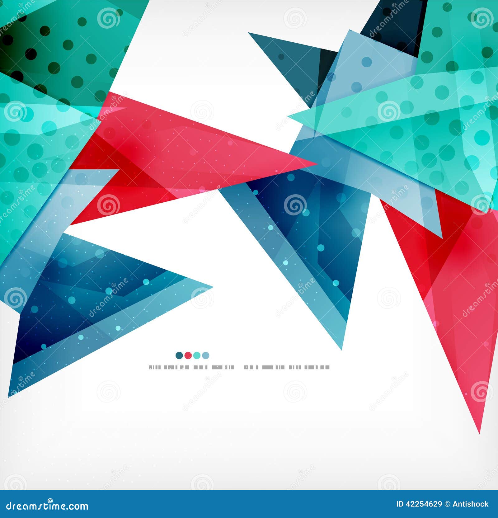 Geometric Shape Abstract Futuristic Background Stock Vector ...