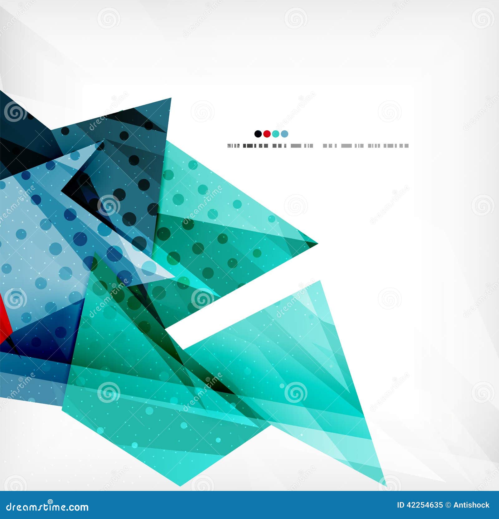 Geometric Shape Abstract Futuristic Background Stock Vector ...