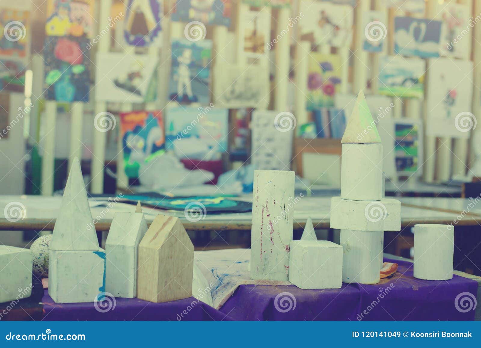 Geometric Shape for Art Learning Stock Image - Image of colorful ...