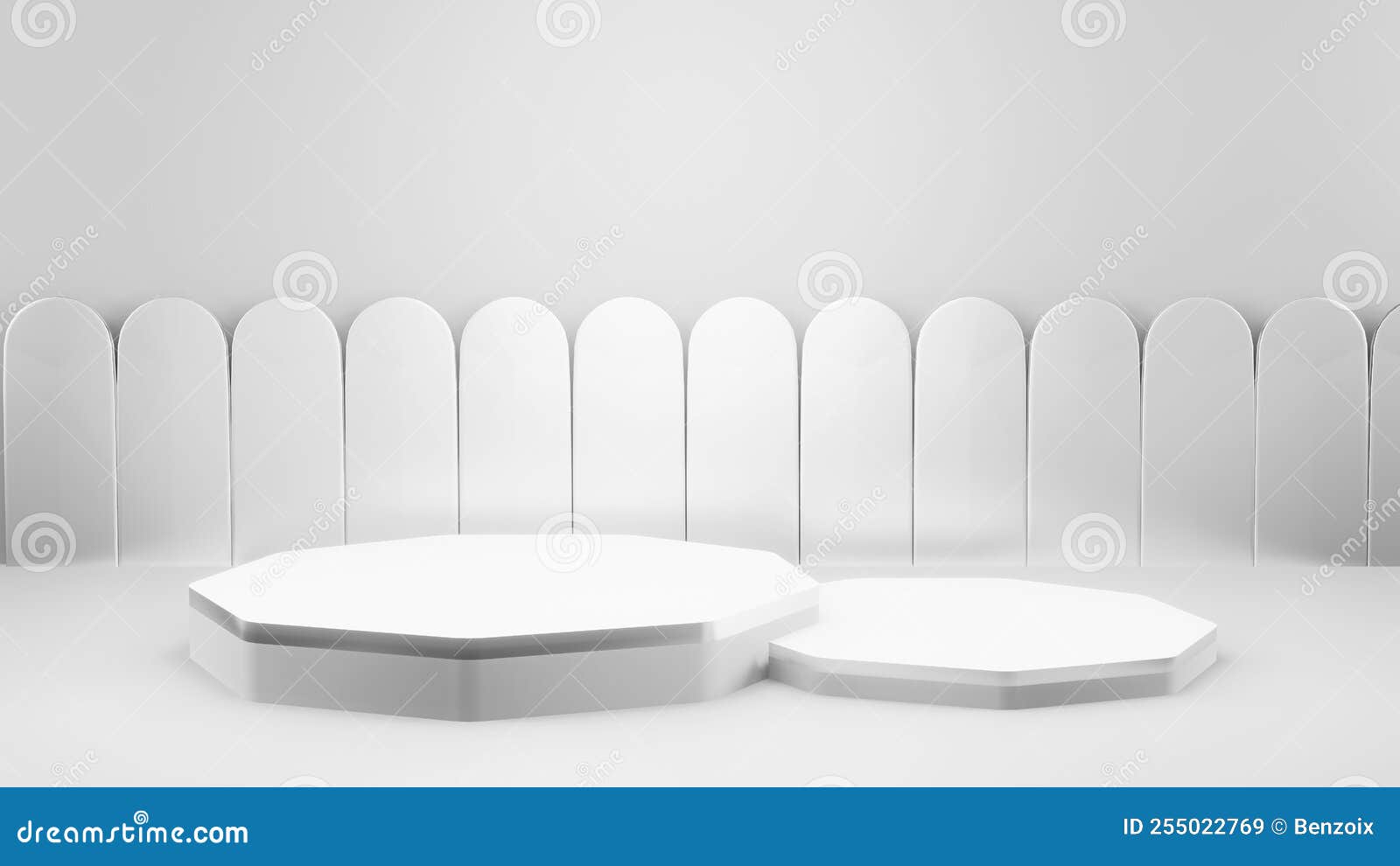 Geometric Shape Background in the White and Grey Studio Room ...