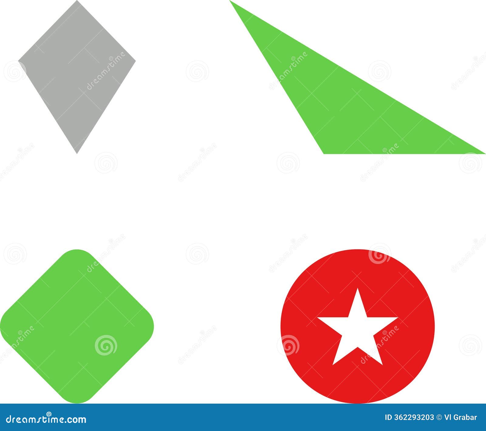 Geometric Shape. Basic Geometric Shapes Such As Arrow, Triangle, Square ...