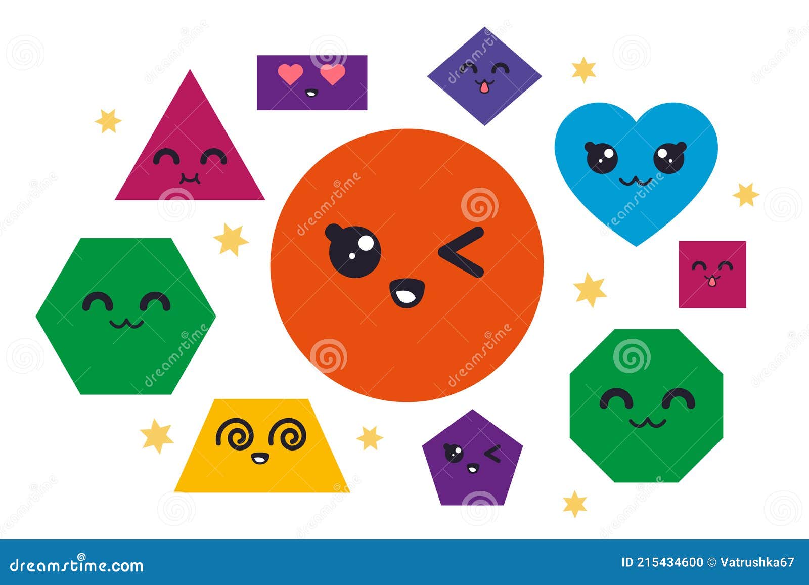 Math Circle Shape Kids Stock Illustrations – 481 Math Circle Shape Kids ...