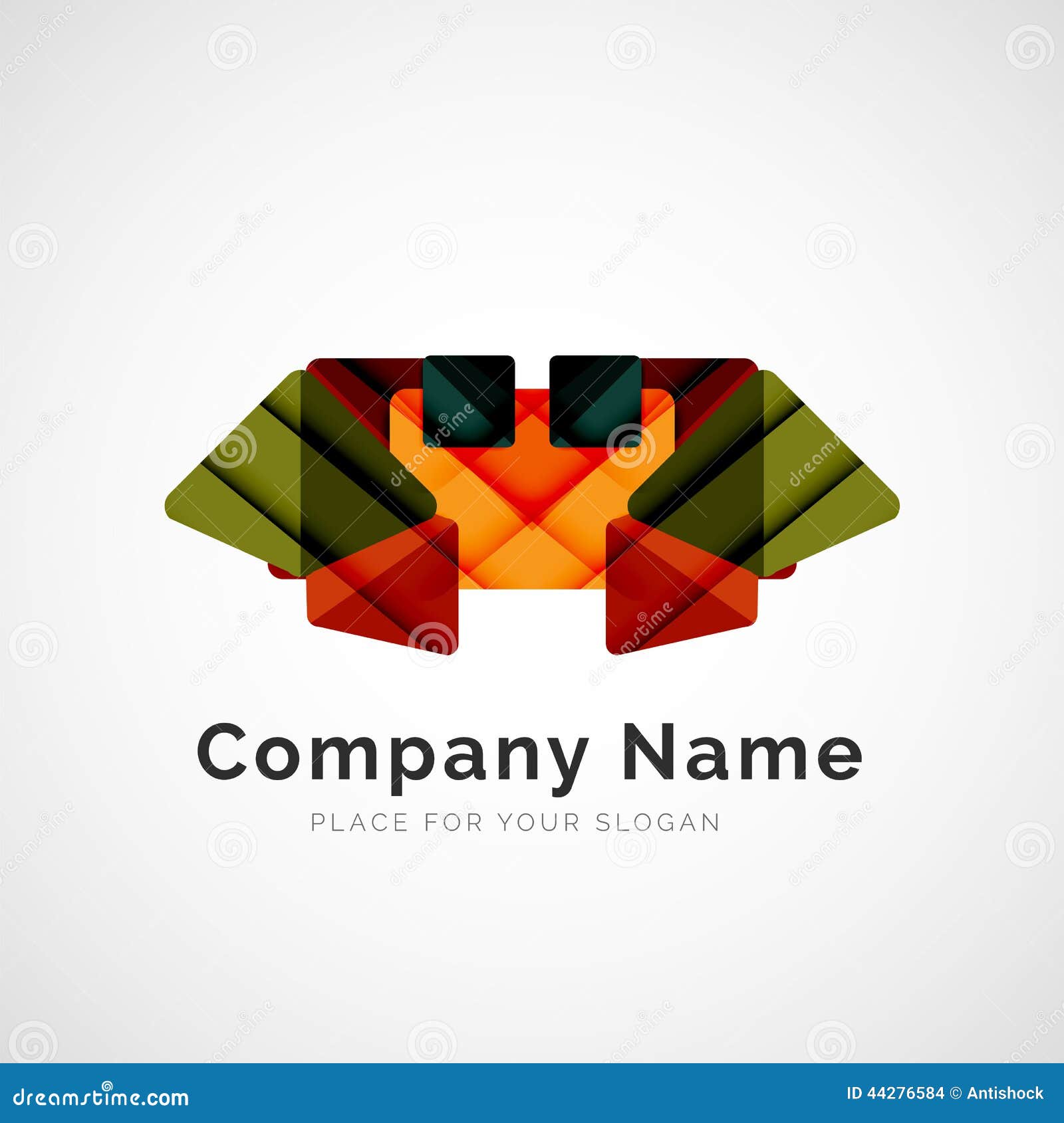 Geometric Shape, Company Logo Stock Vector - Illustration of line ...