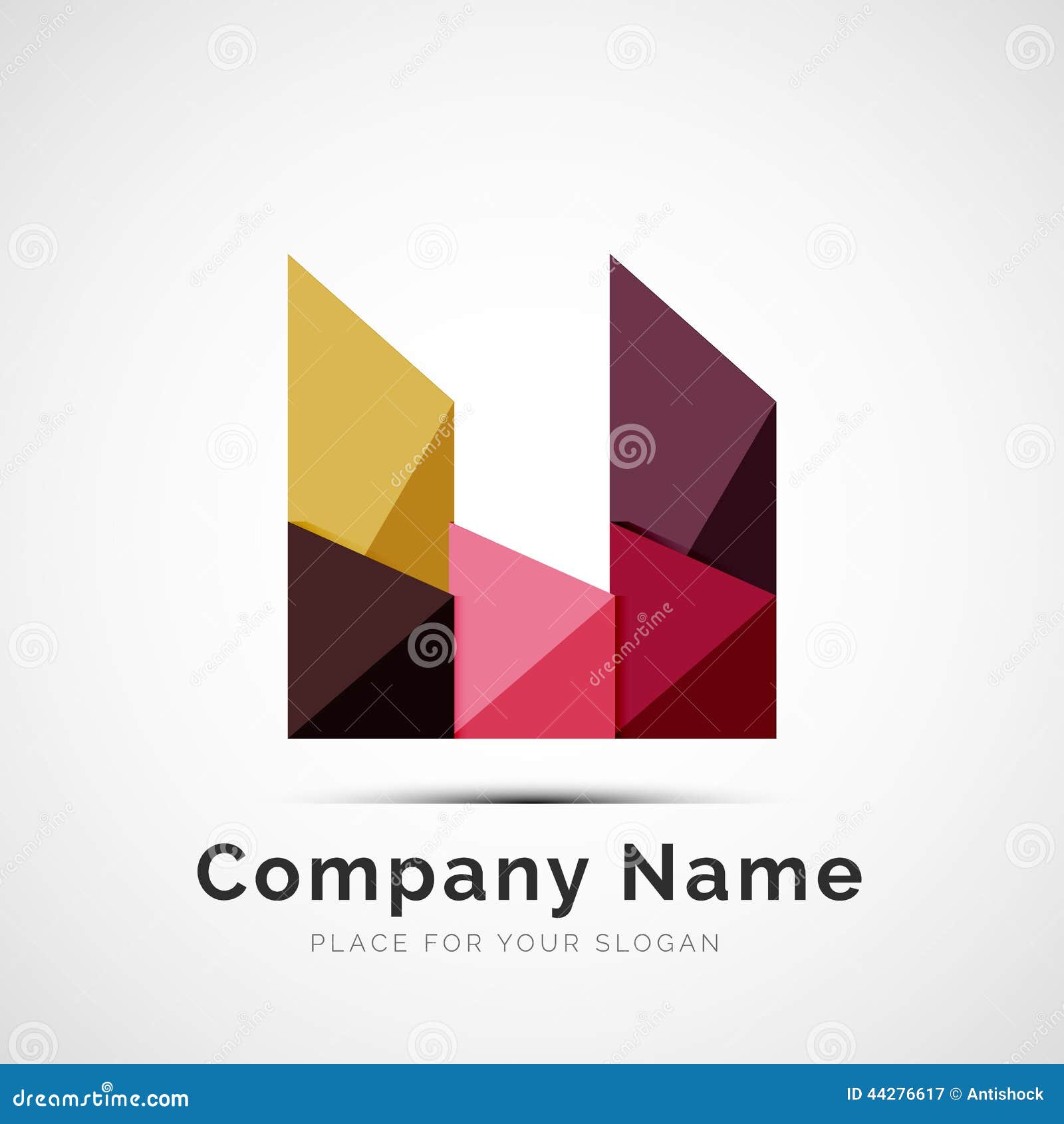 Geometric Shape, Company Logo Stock Vector - Illustration of elements ...