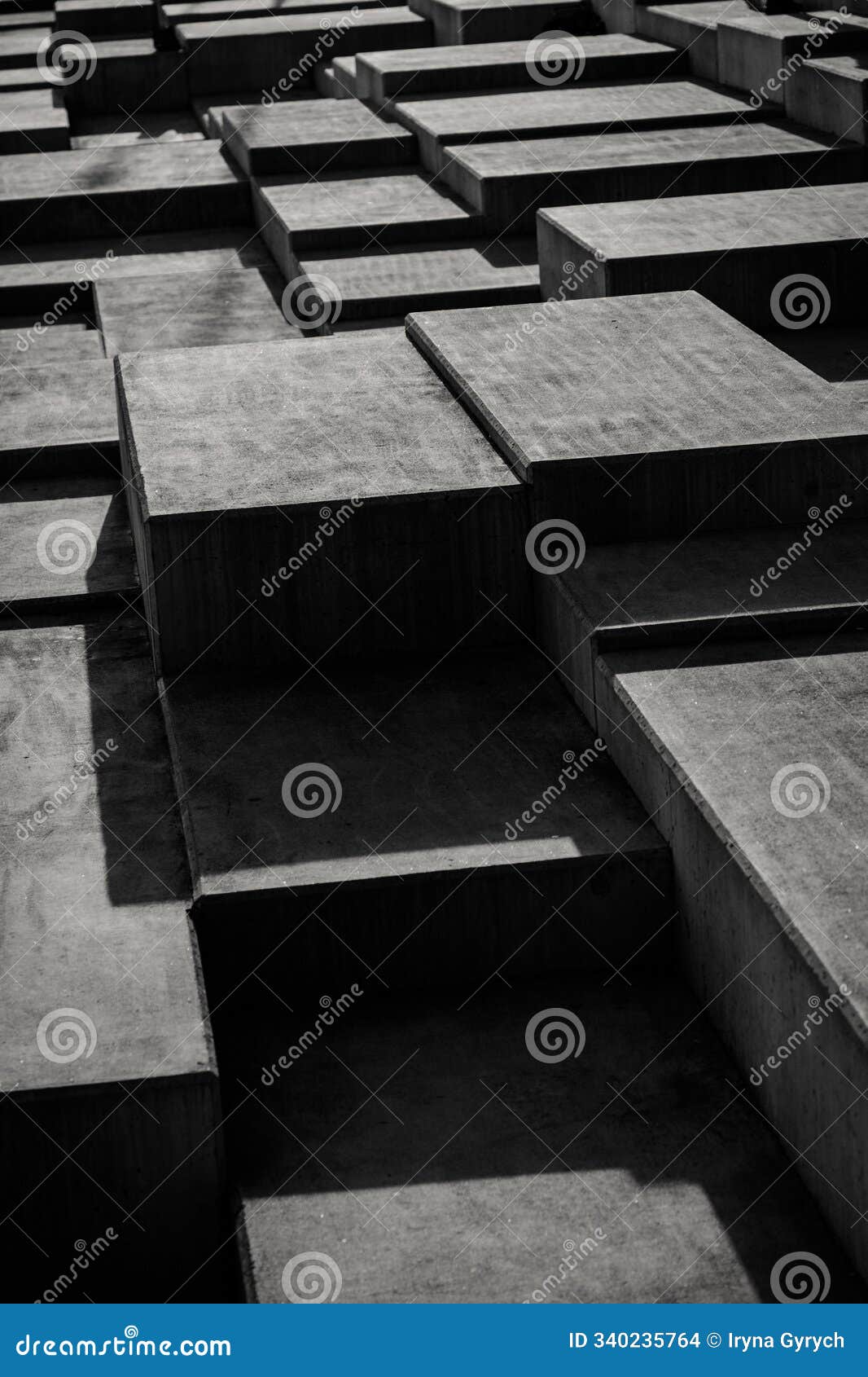 Geometric Shape of Concrete Blocks Stock Photo - Image of geometric ...