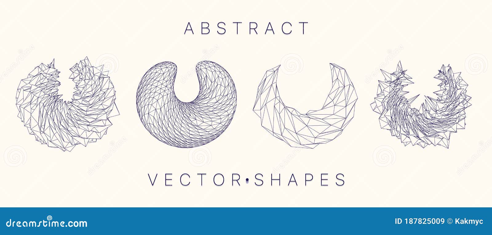 Geometric Shape for Design. 3d Technology Style. Stock Vector ...