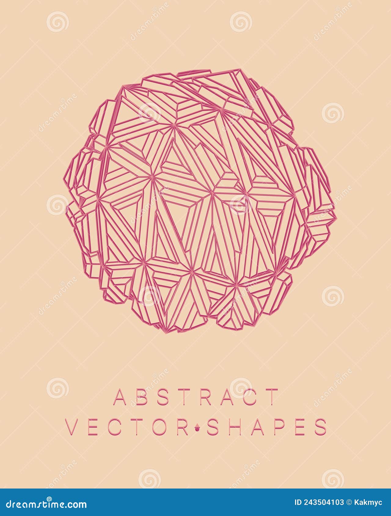Geometric Shape for Design. 3d Technology Style Stock Vector ...