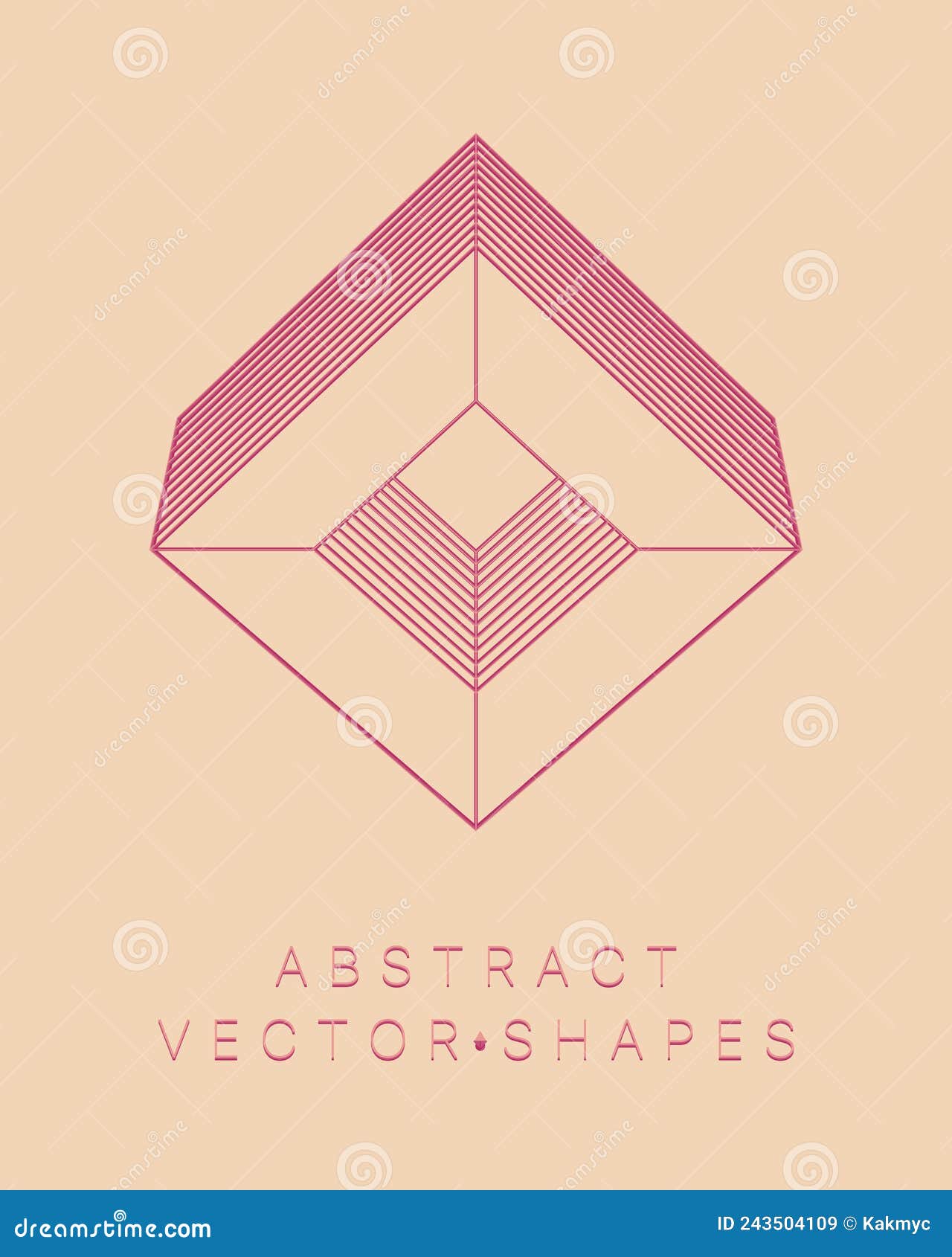 Geometric Shape for Design. 3d Technology Style Stock Vector ...