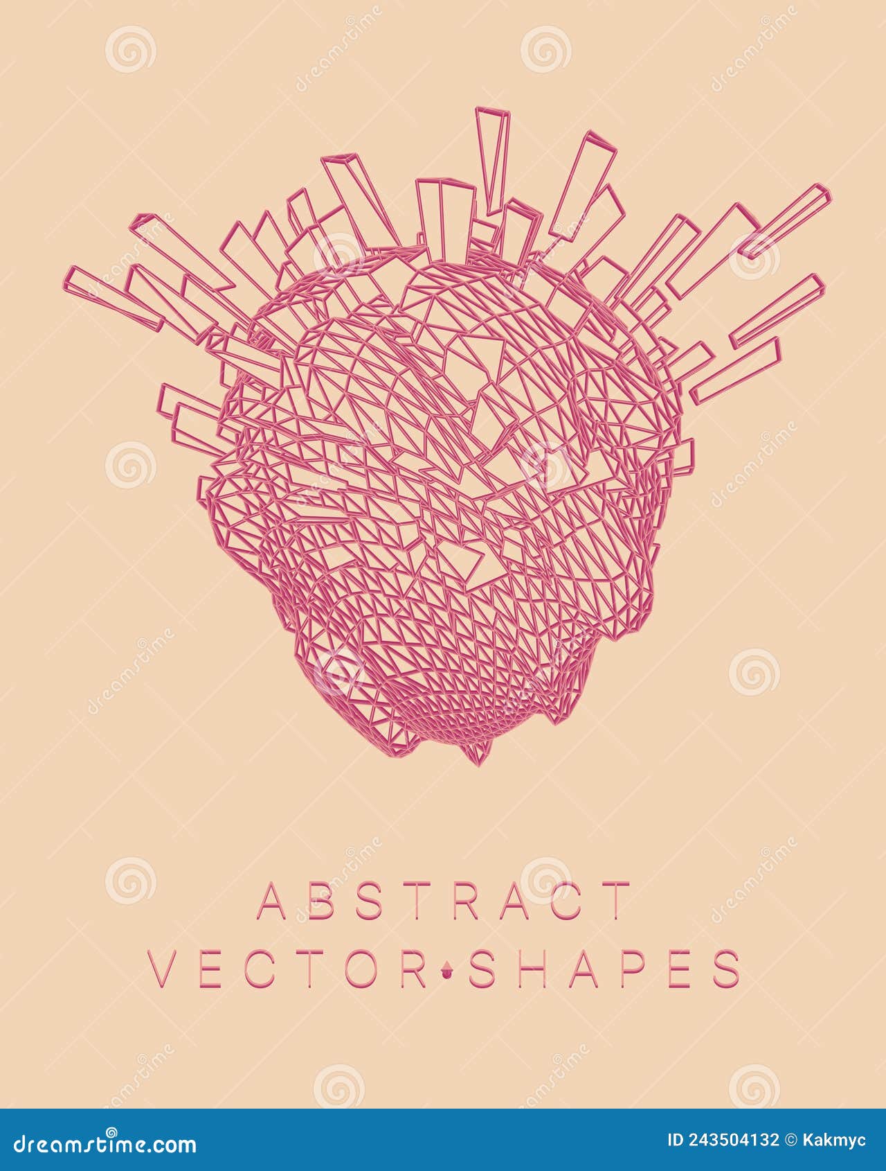 Geometric Shape for Design. 3d Technology Style Stock Vector ...