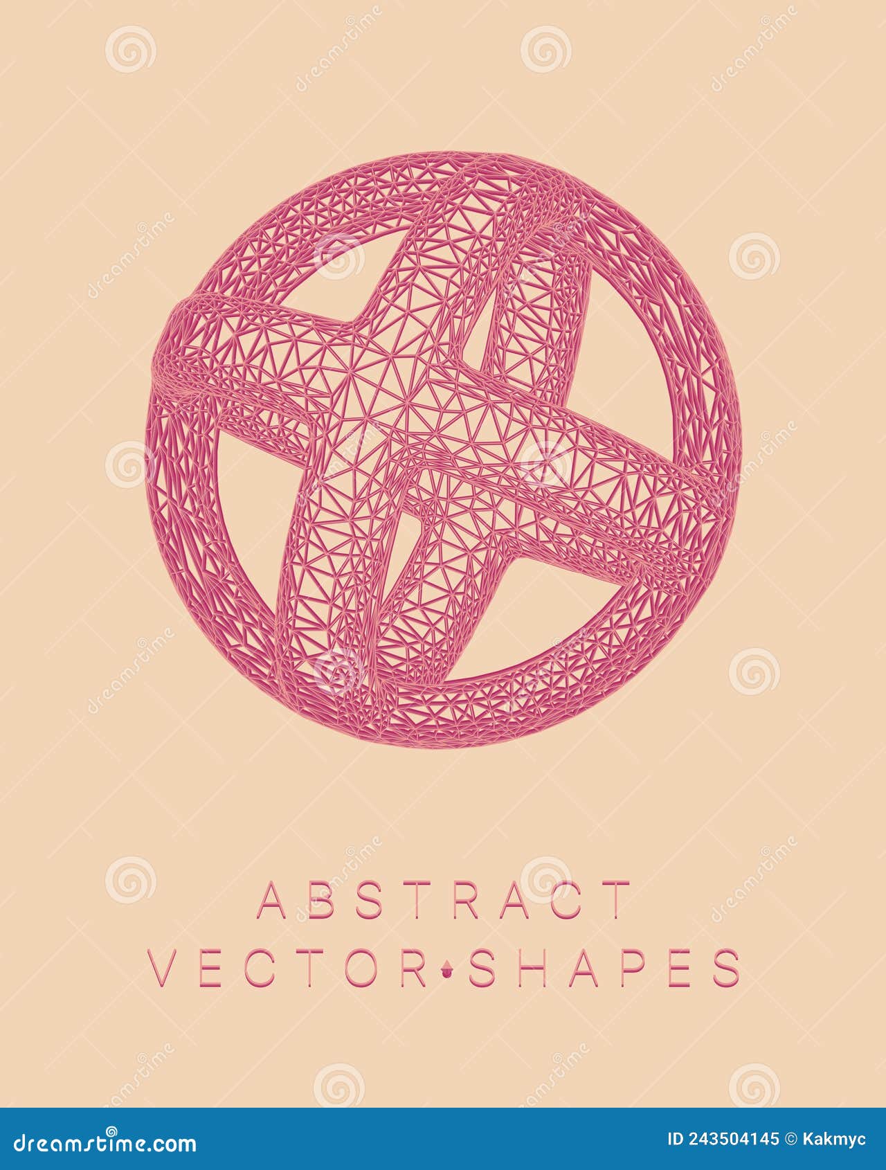 Geometric Shape for Design. 3d Technology Style Stock Vector ...