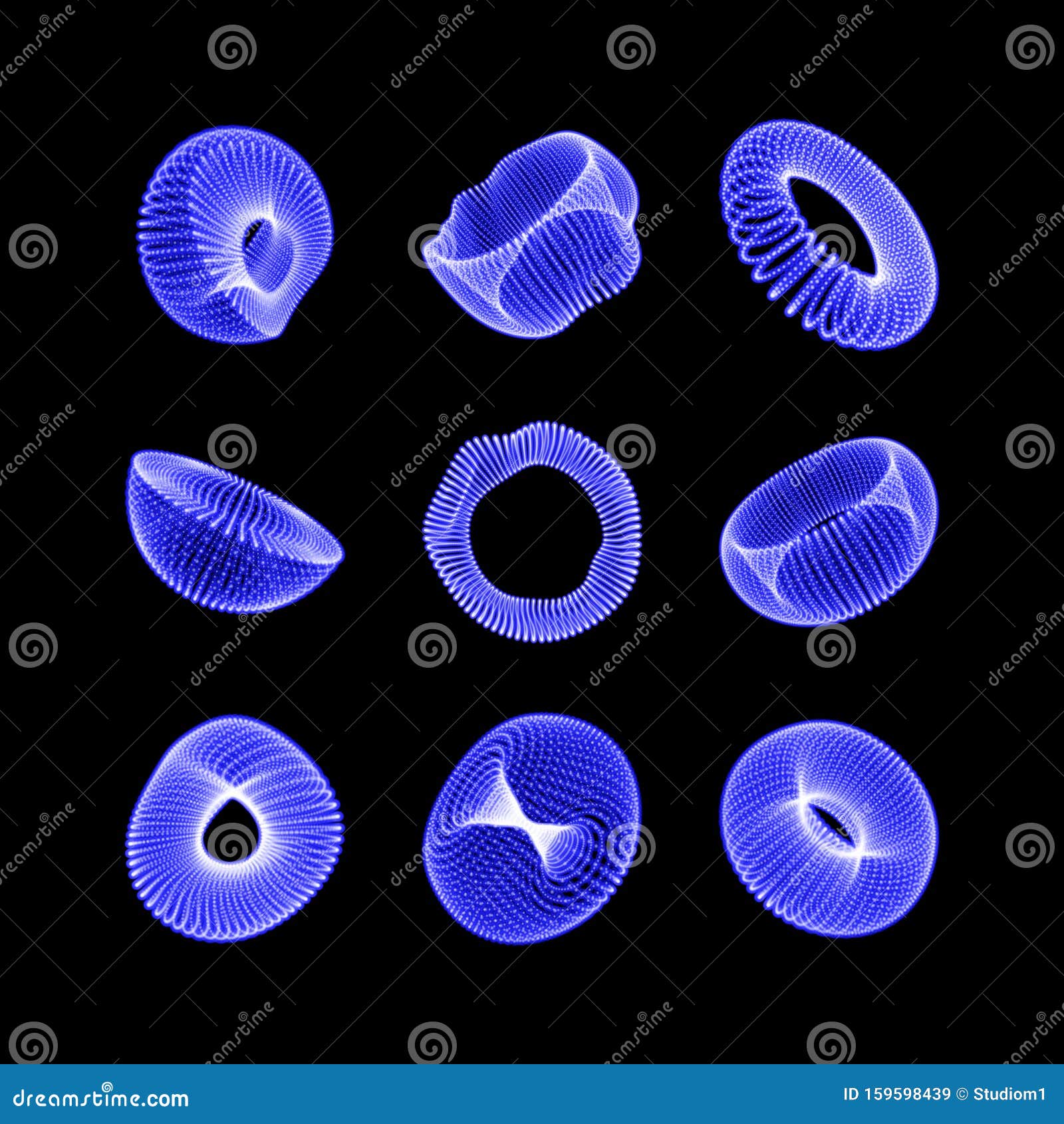 Geometric Shape For Design. The Torus Consisting Of Points. The Half ... Geometric Shape For Design. The Torus Consisting Of Points. The Half ...