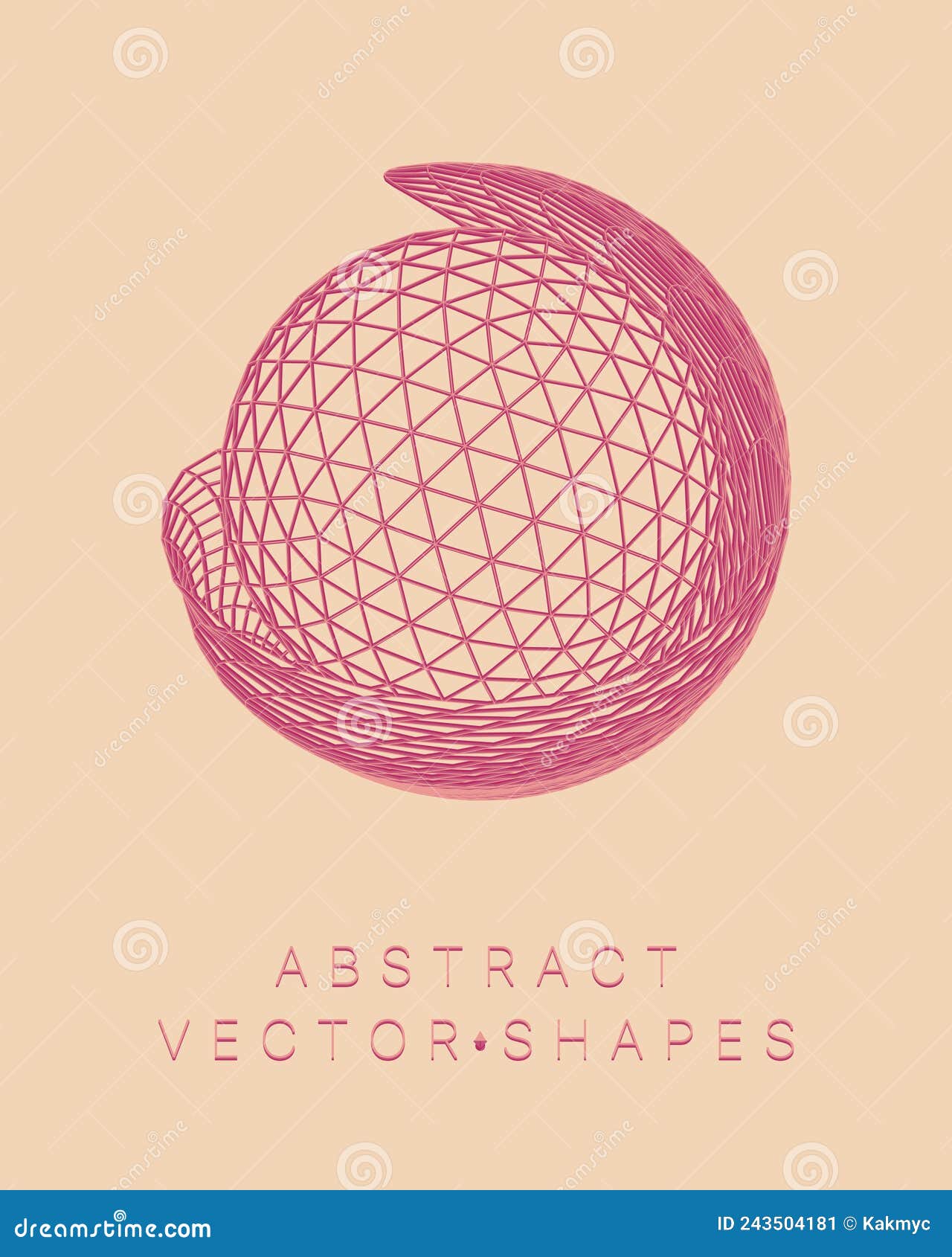 Geometric Shape for Design. 3d Technology Style Stock Vector ...