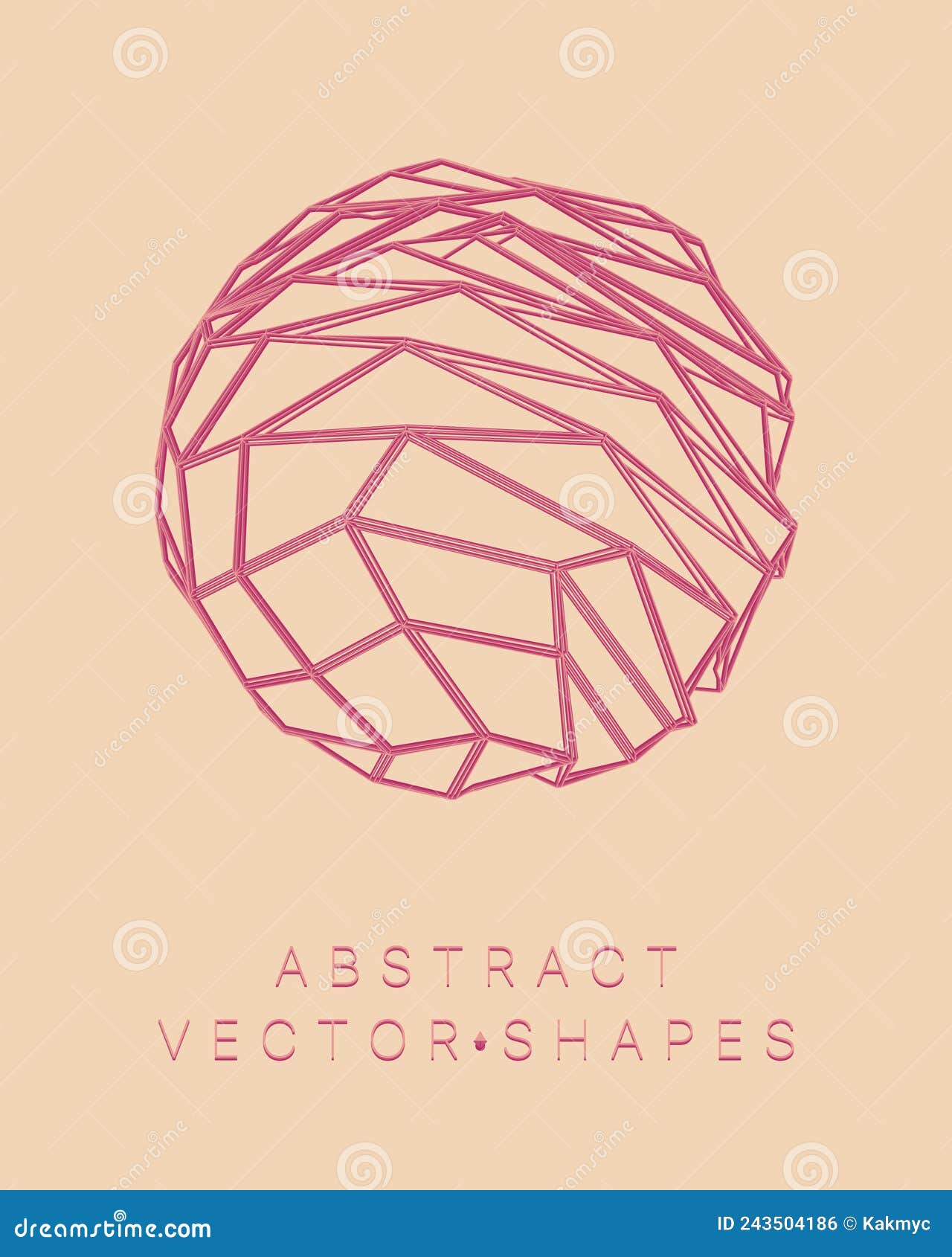 Geometric Shape for Design. 3d Technology Style Stock Vector ...