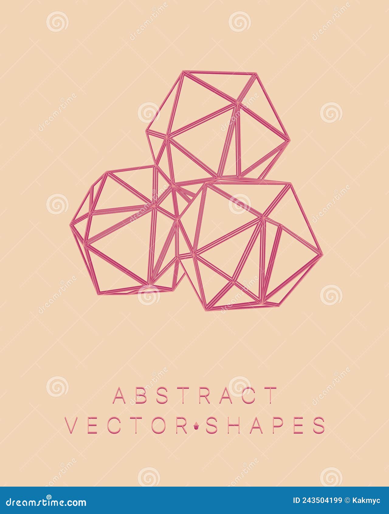 Geometric Shape for Design. 3d Technology Style Stock Vector ...
