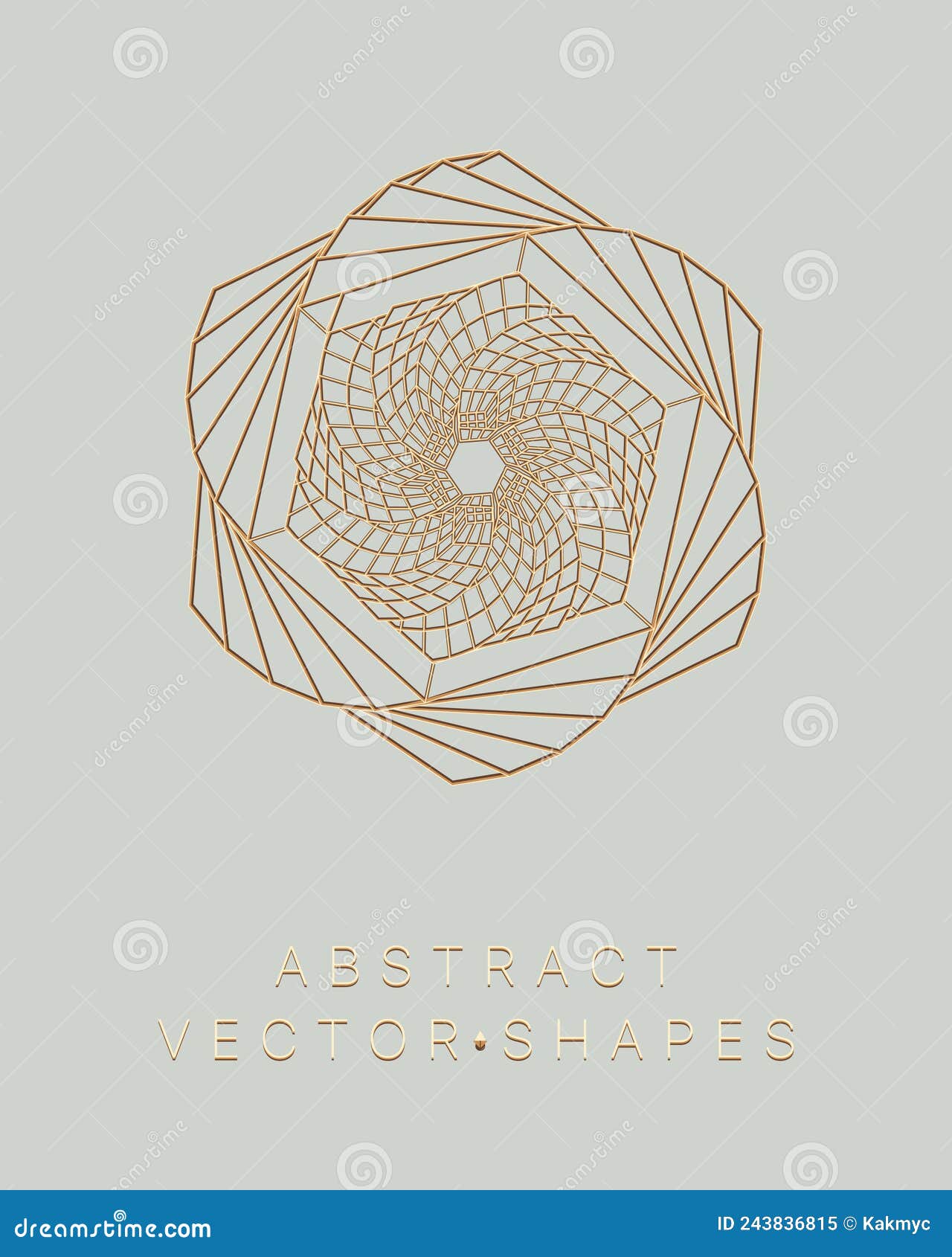 Geometric Shape for Design. 3d Technology Style Stock Vector ...