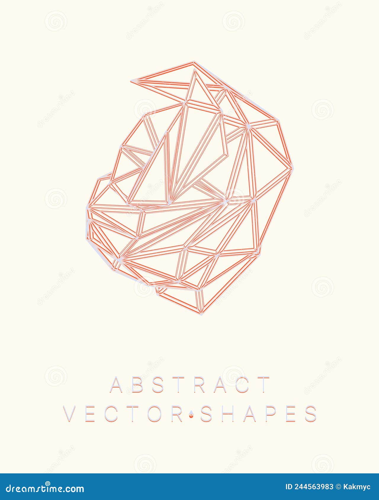 Geometric Shape for Design. 3d Technology Style Stock Vector ...