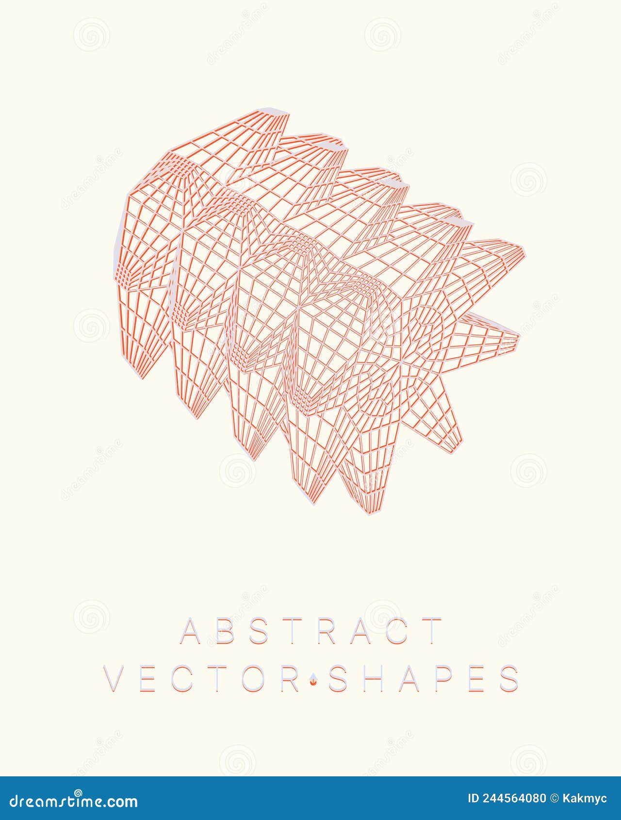 Geometric Shape for Design. 3d Technology Style Stock Vector ...