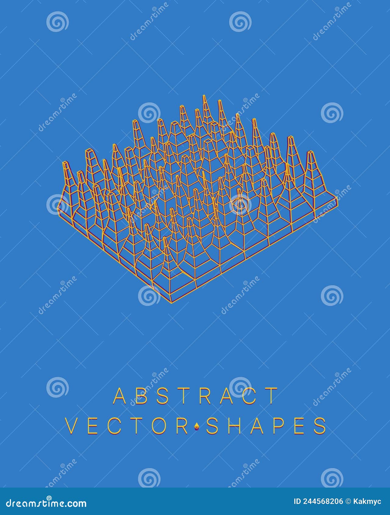 Geometric Shape for Design. 3d Technology Style Stock Vector ...