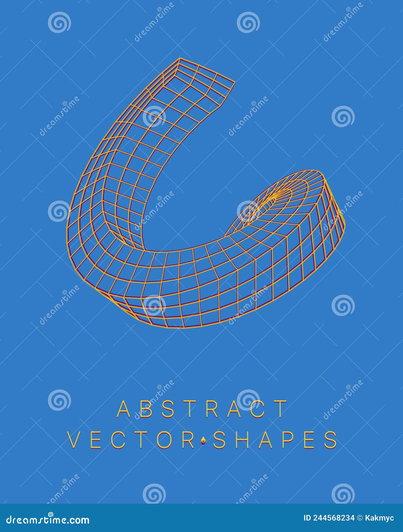 Geometric Shape for Design. 3d Technology Style Stock Vector ...