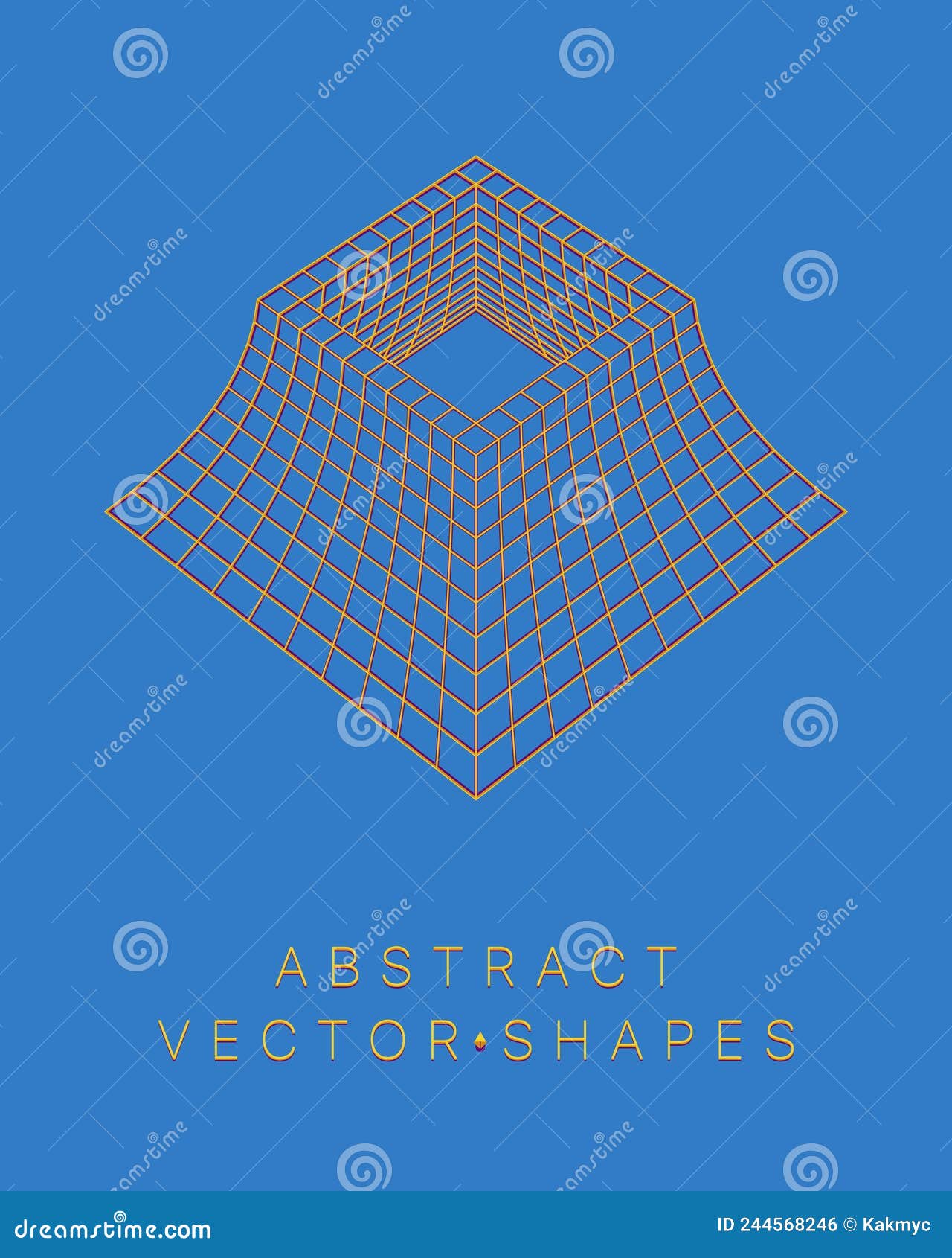 Geometric Shape for Design. 3d Technology Style Stock Vector ...