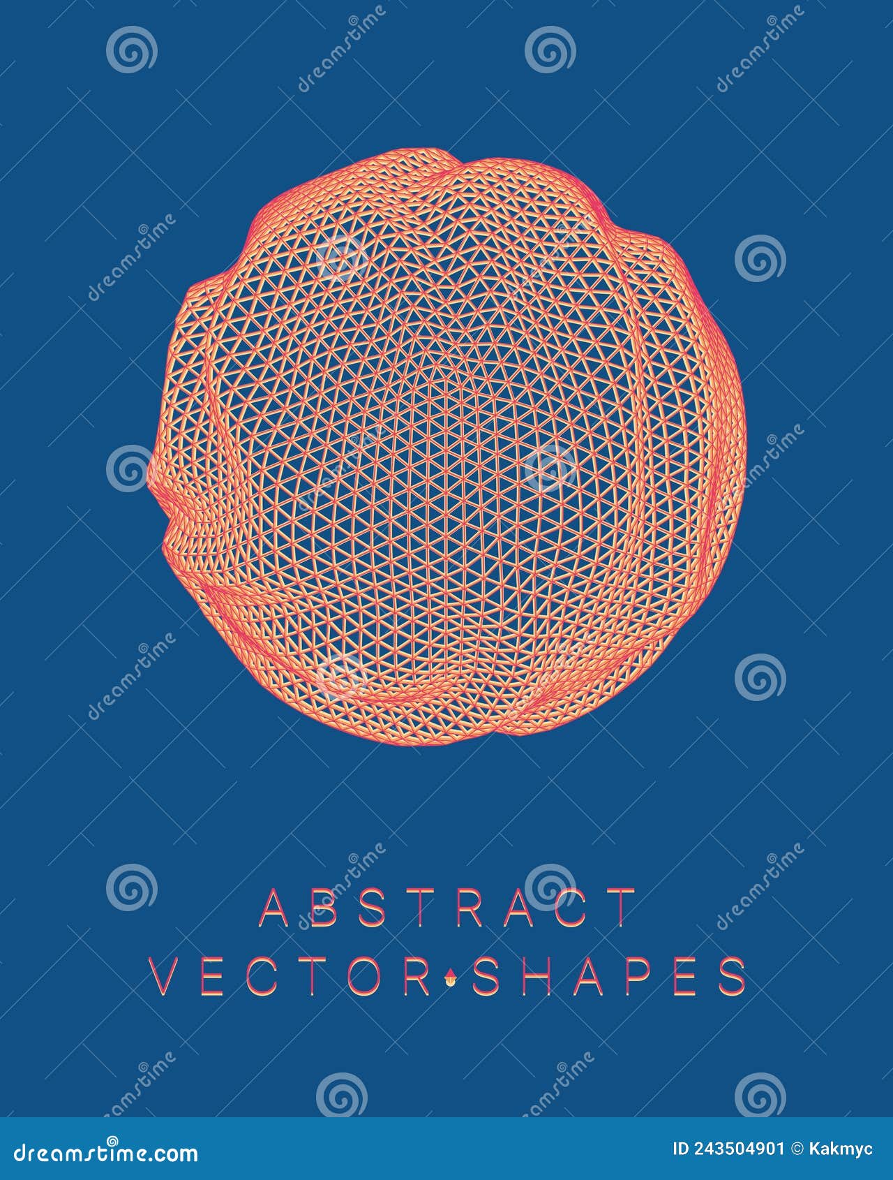 Geometric Shape for Design. 3d Technology Style Stock Illustration ...
