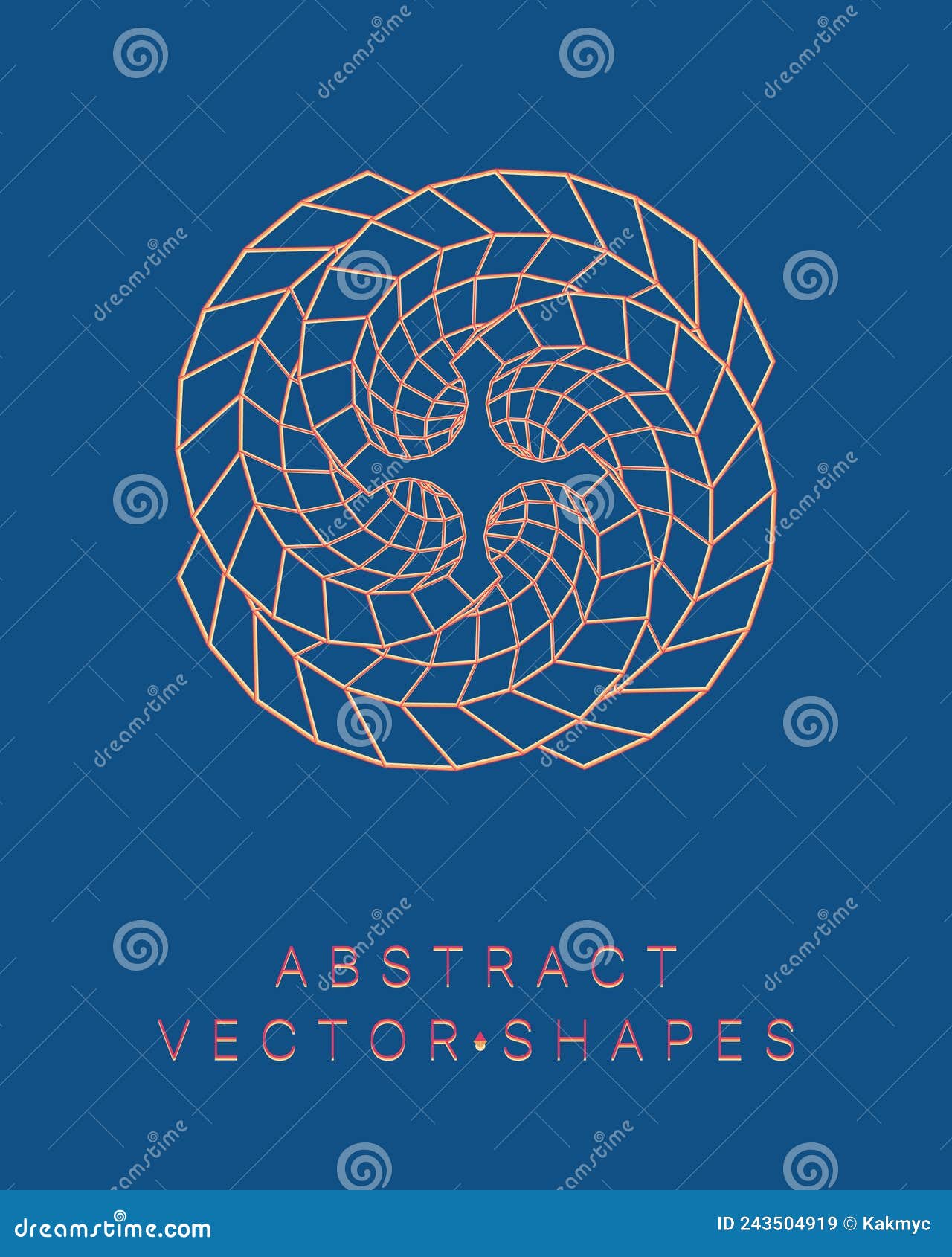 Geometric Shape for Design. 3d Technology Style Stock Illustration ...