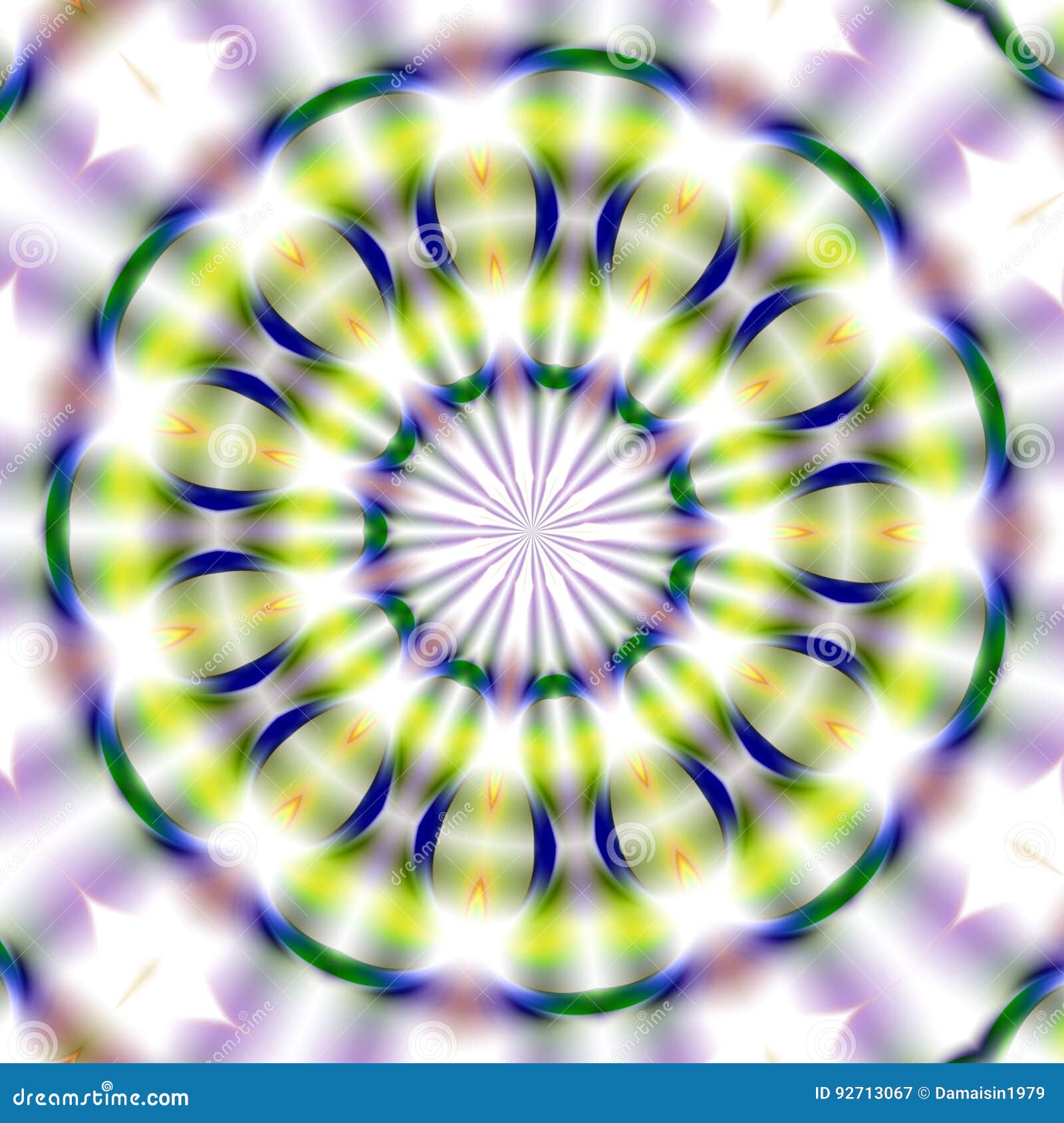 Geometric Shape, Mandala Background Stock Illustration - Illustration ...