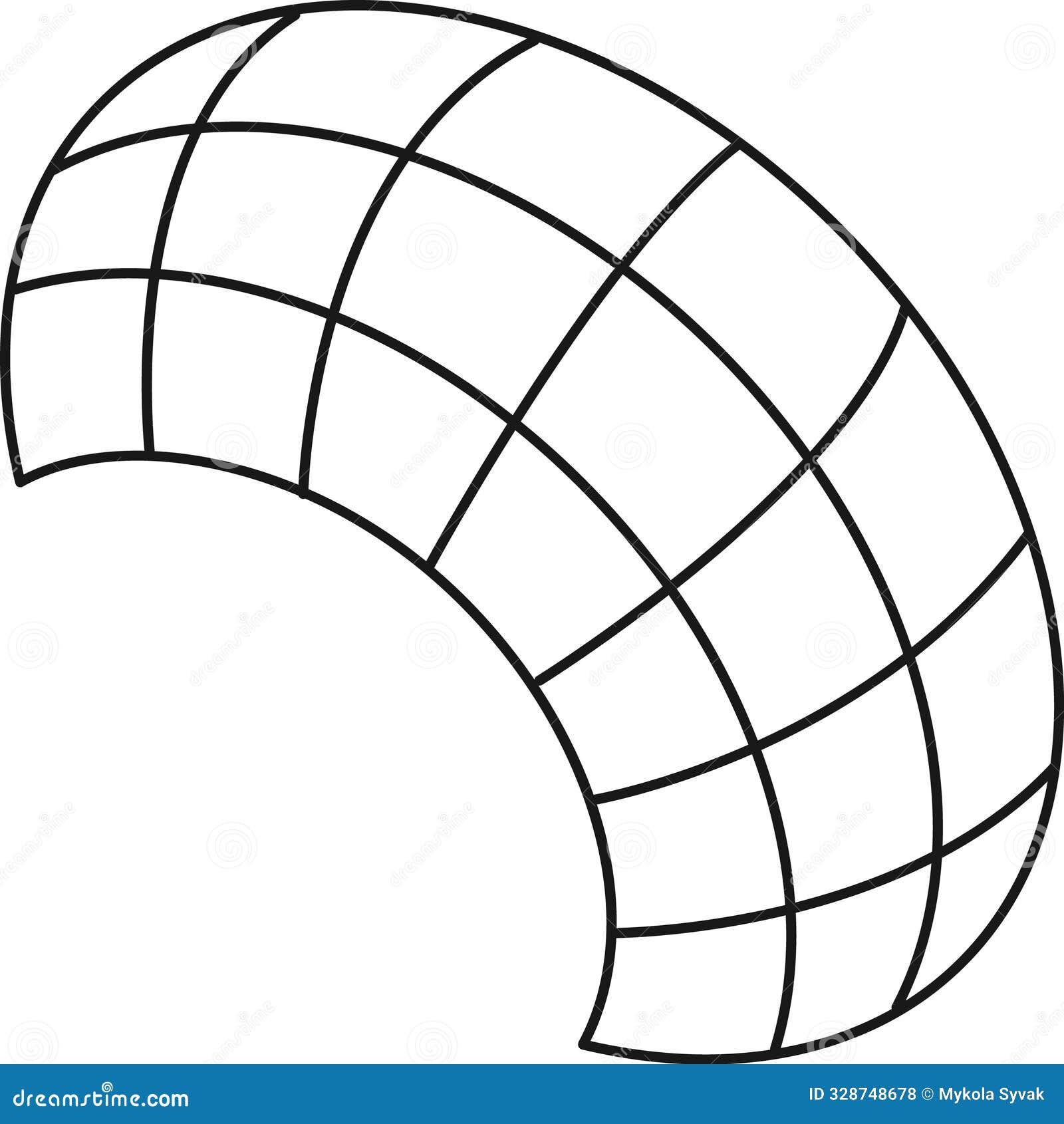 Geometric Shape Mesh Line stock illustration. Illustration of line ...