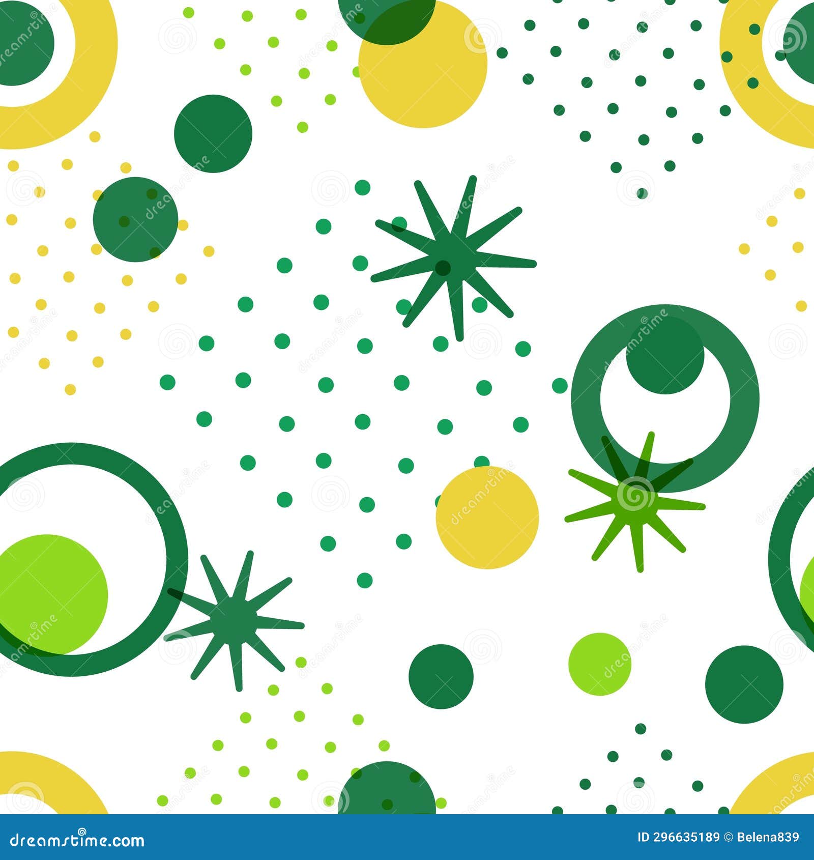 Geometric Shape Seamless Pattern in Trendy Risograph Print Style ...