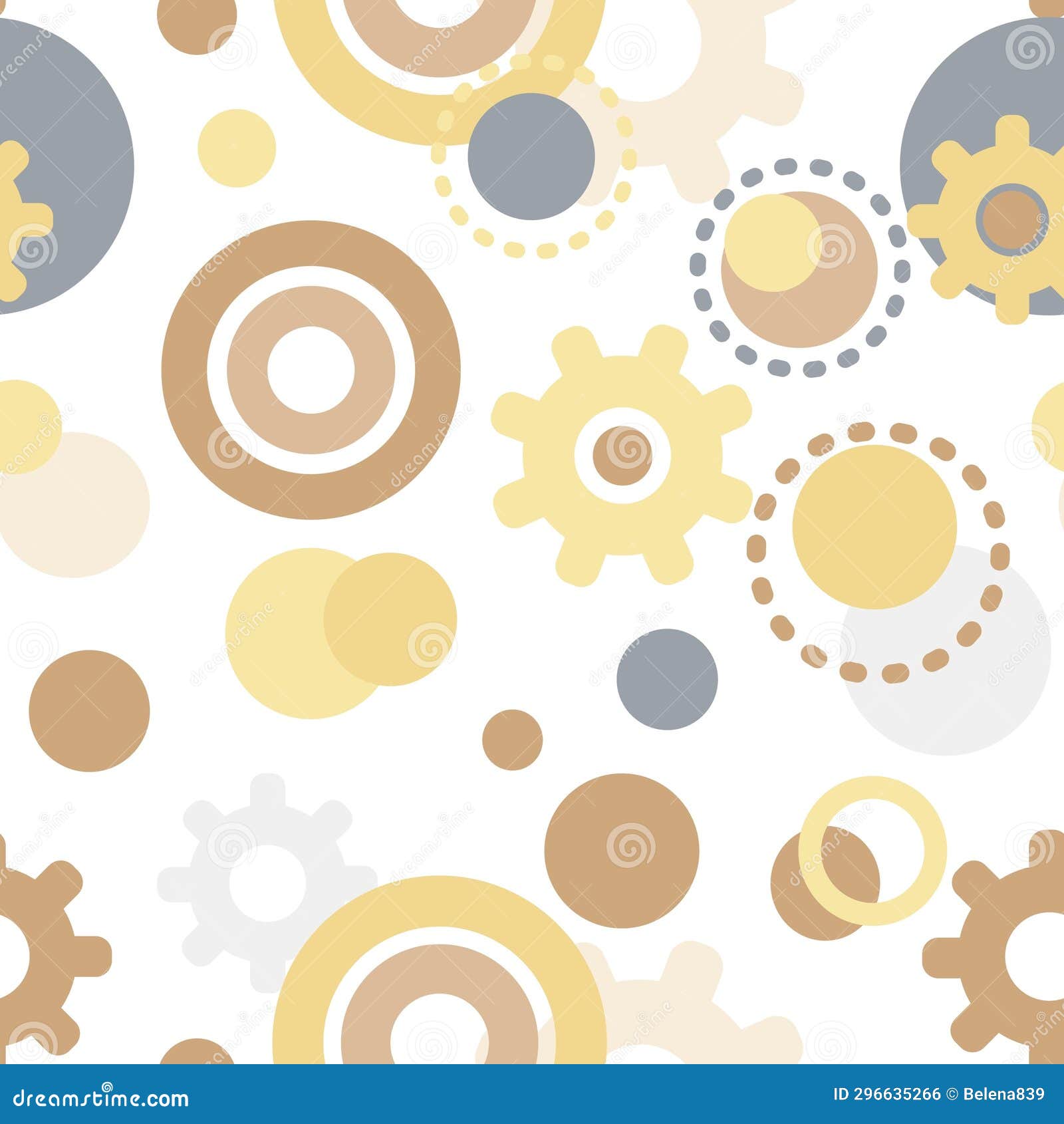 Geometric Shape Seamless Pattern in Trendy Risograph Print Style ...