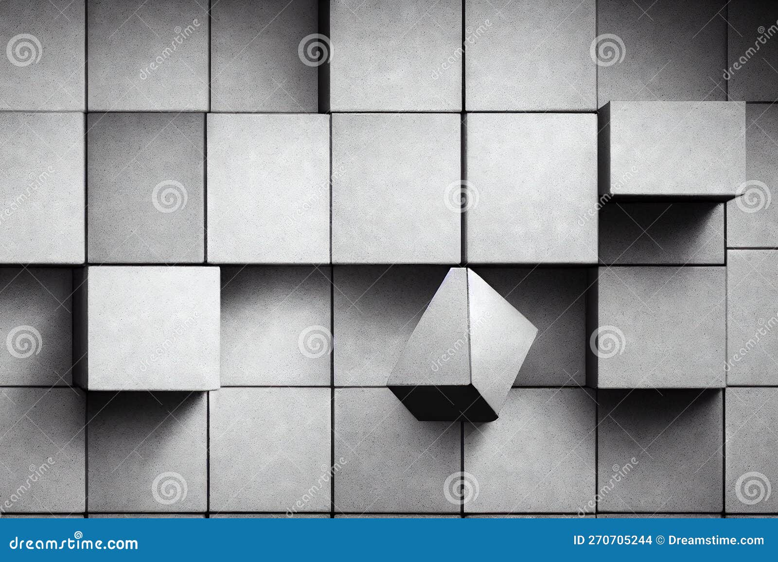 Geometric Shape Textured Grey Blocks Pattern Stock Illustration ...