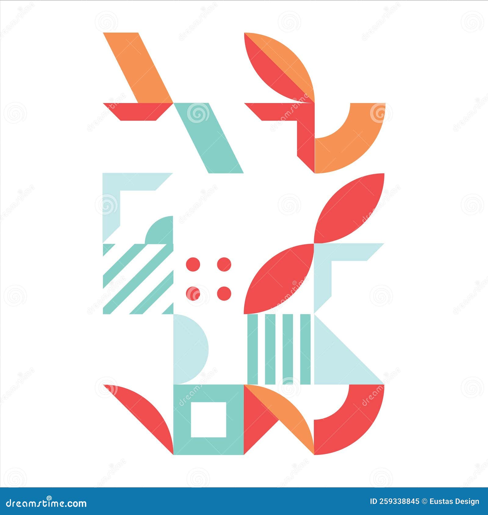 Geometric Shape Vector stock vector. Illustration of graphic - 259338845