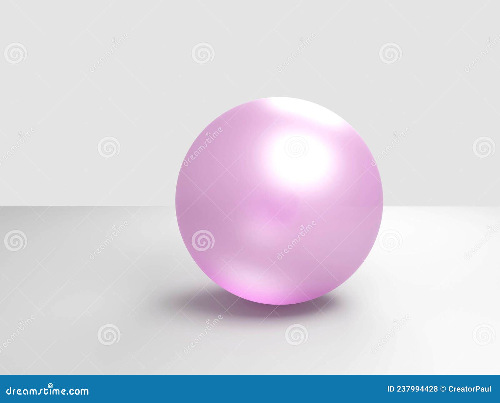 Geometric Shape Violet Sphere 3D-render Stock Illustration ...