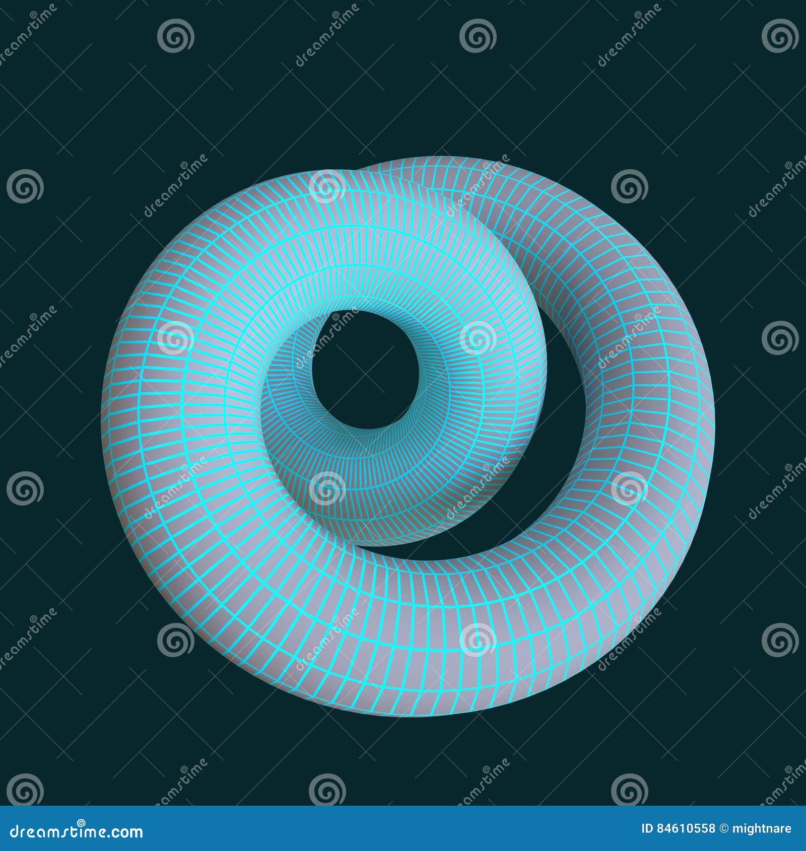 Geometric shape wireframe stock illustration. Illustration of polygonal ...