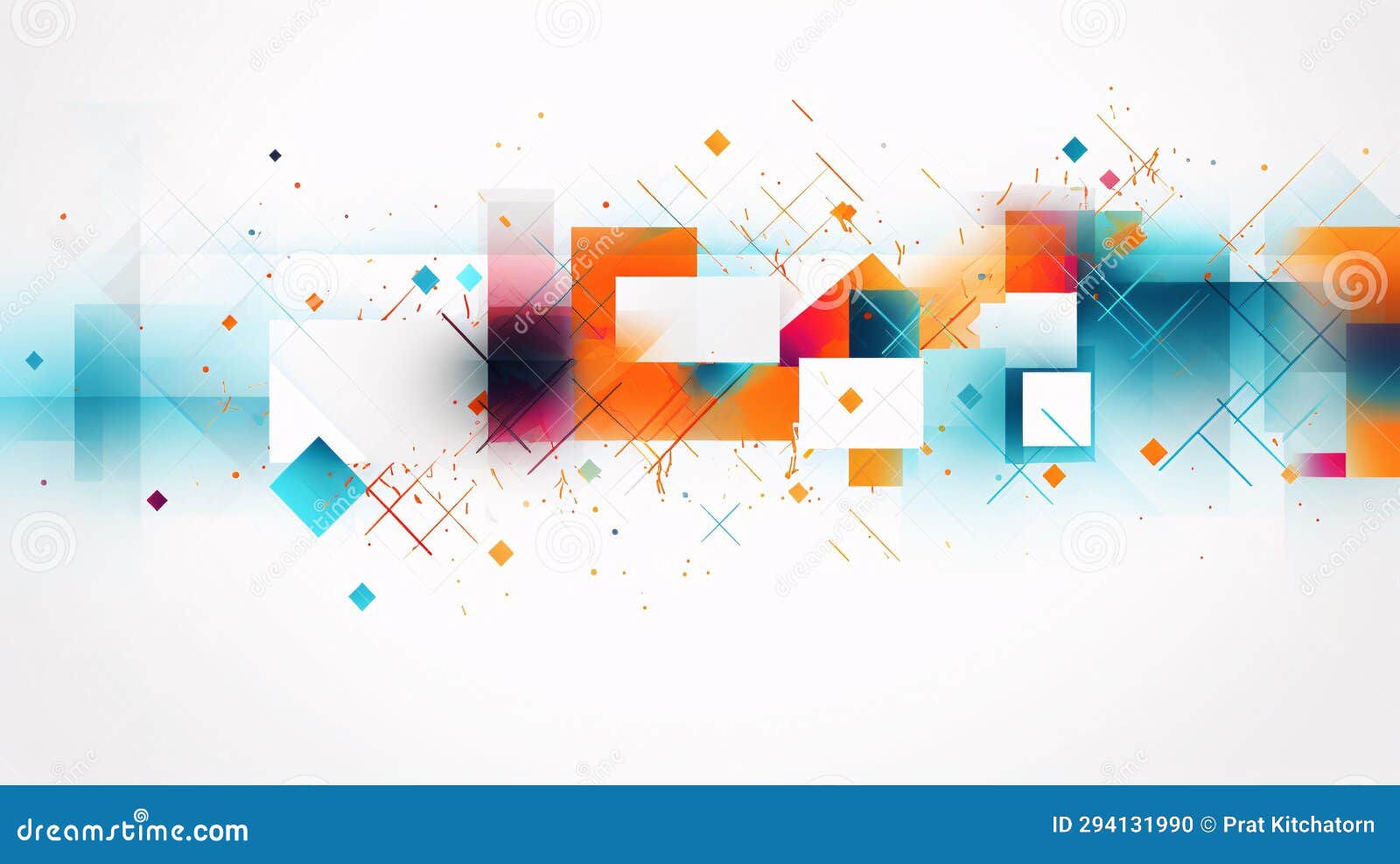 Geometric Shapes Abstract Background Generative Ai Stock Illustration ...