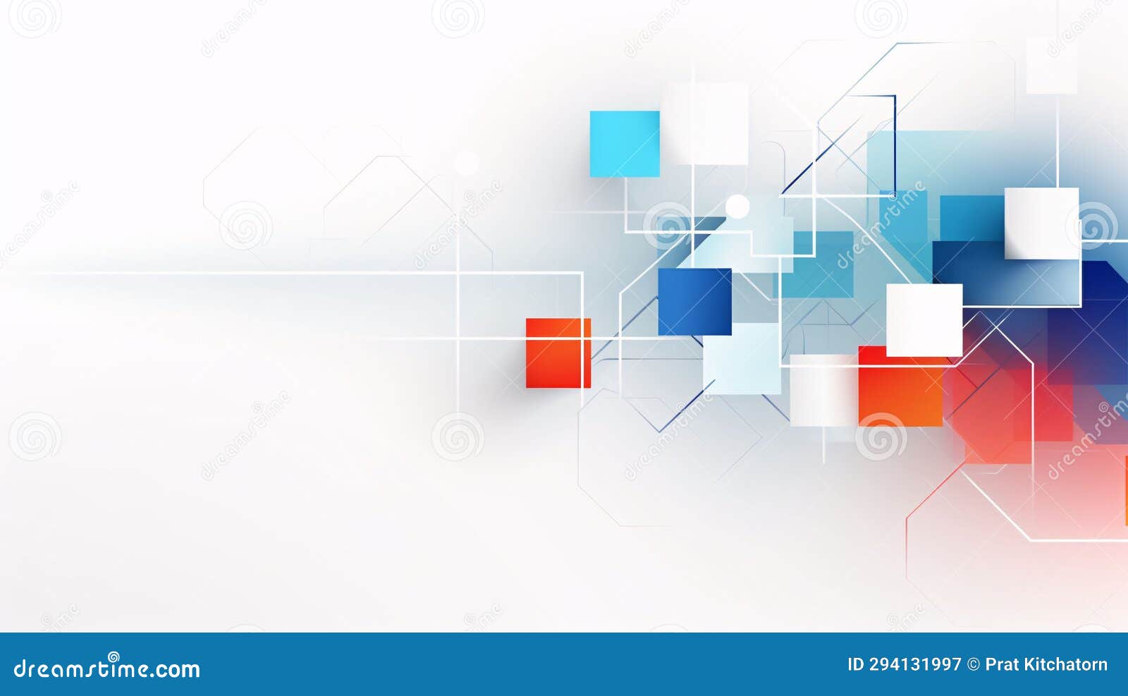 Geometric Shapes Abstract Background Generative Ai Stock Illustration ...