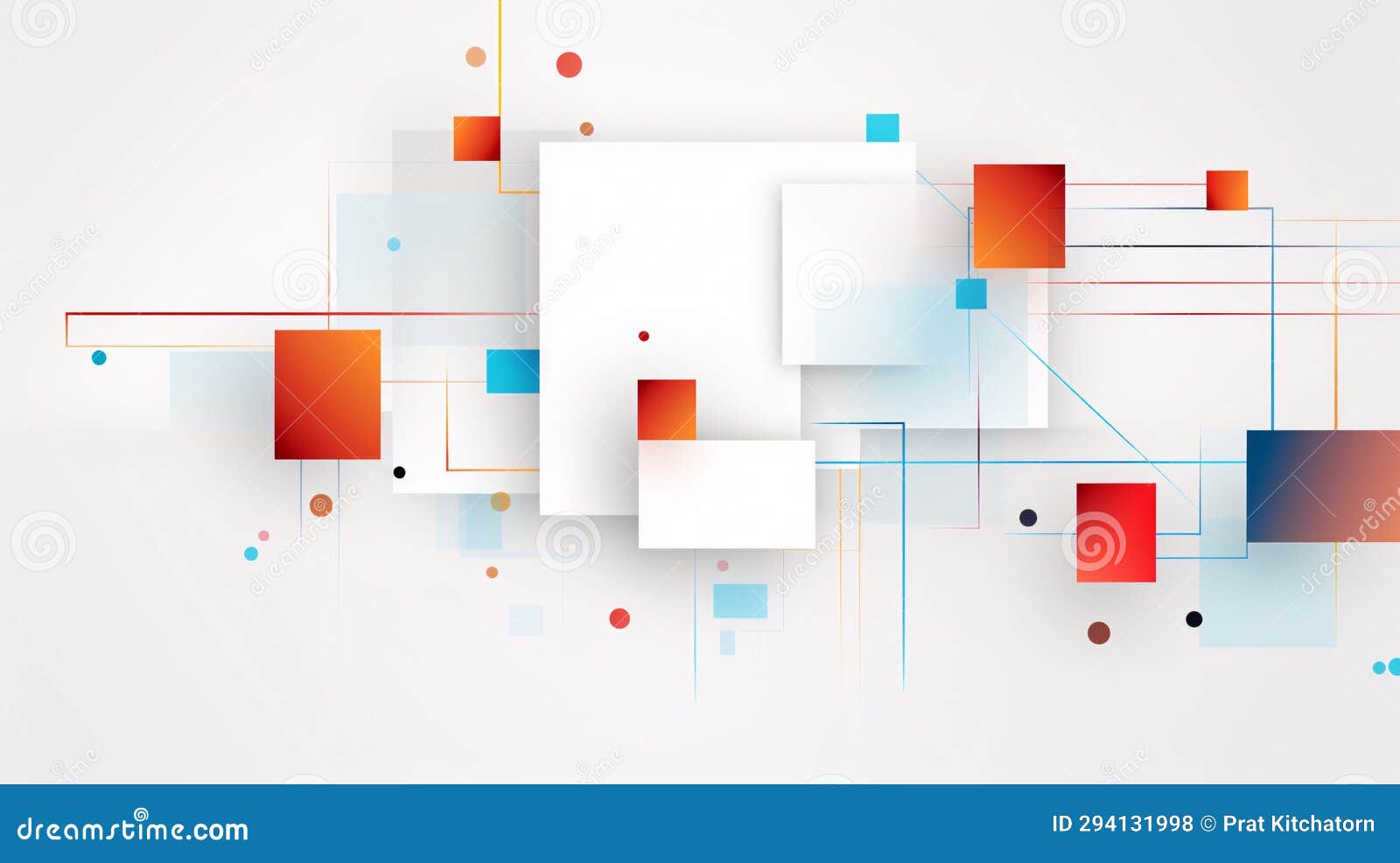 Geometric Shapes Abstract Background Generative Ai Stock Illustration ...