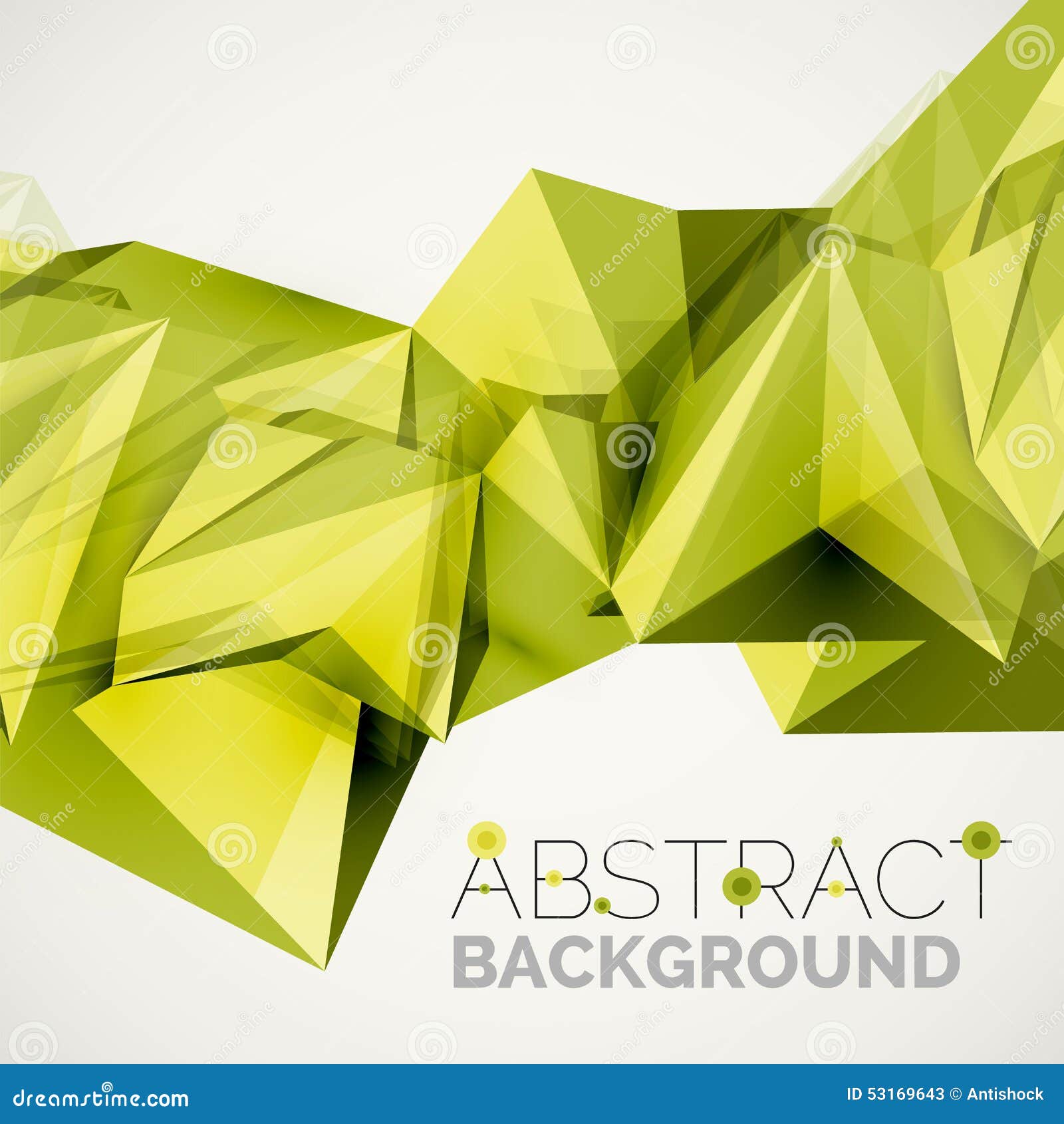 Geometric Shapes in the Air. Vector Abstract Stock Vector ...