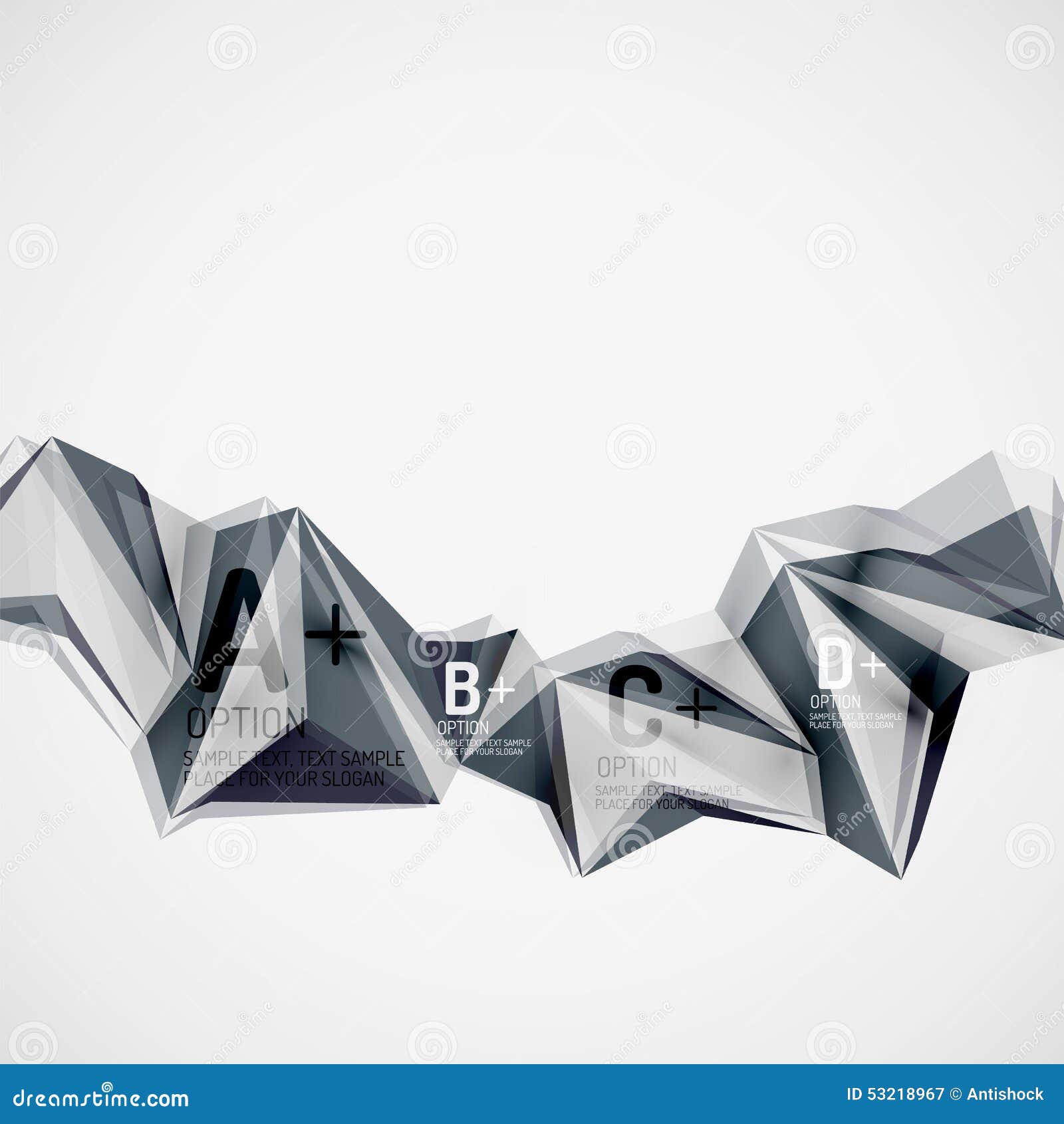 Geometric Shapes in the Air. Vector Abstract Stock Vector ...
