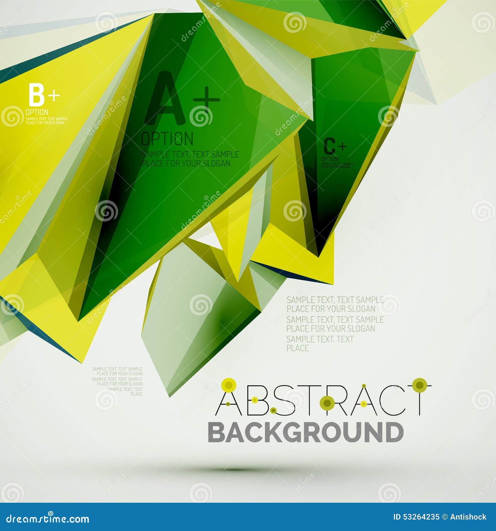 Geometric Shapes in the Air. Vector Abstract Stock Vector ...