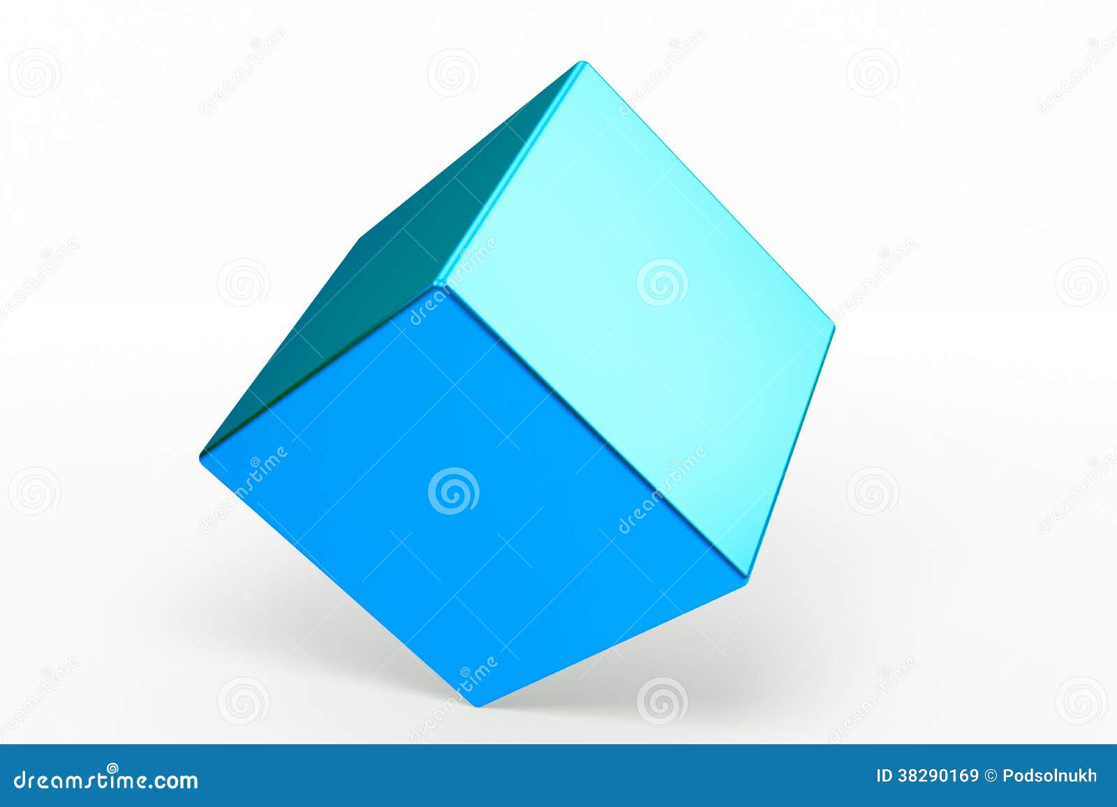 Geometric shapes cube stock illustration. Illustration of shape - 38290169
