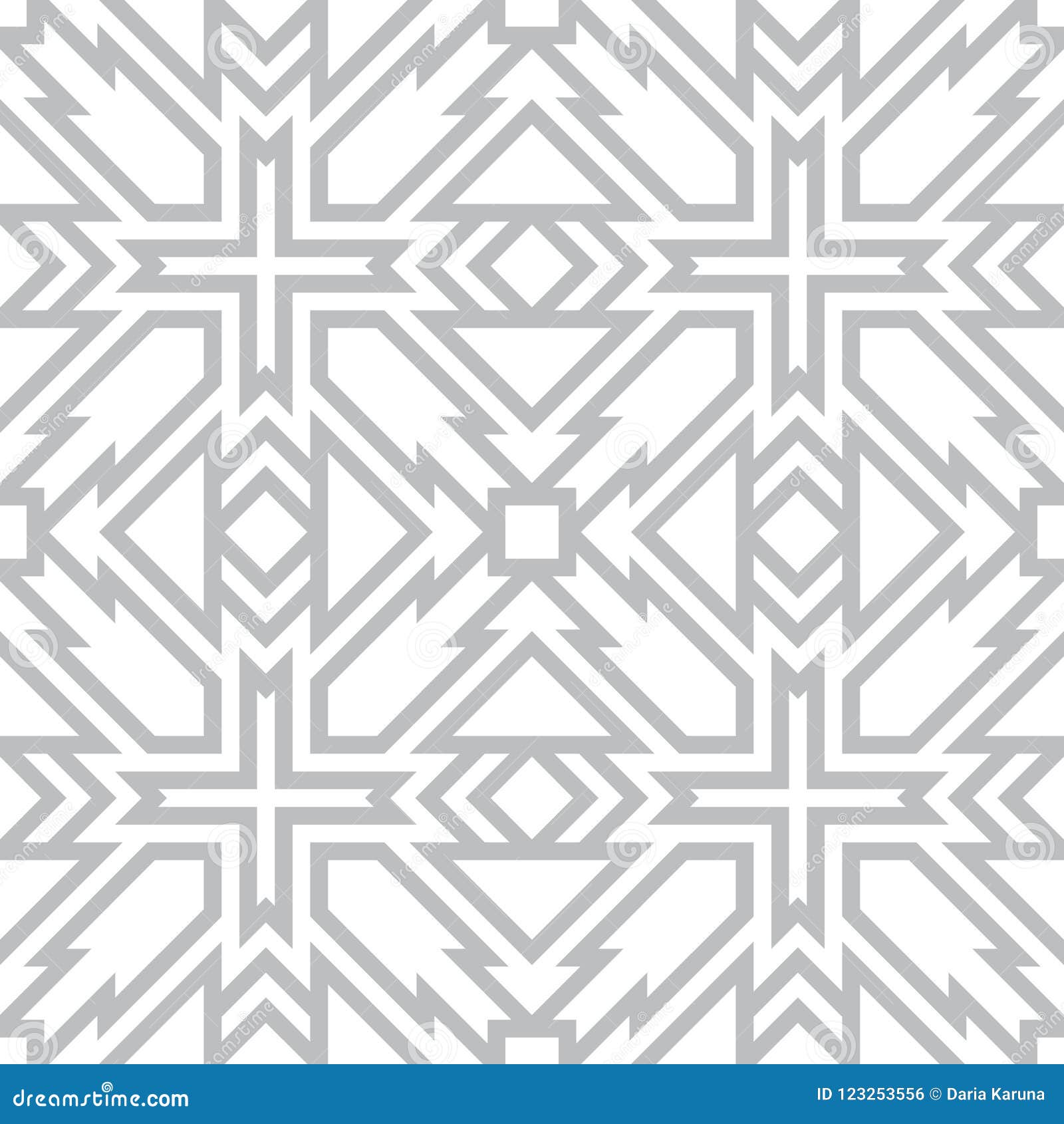 Geometric Shapes Form a Seamless Pattern. Sharp Corners and Straight ...