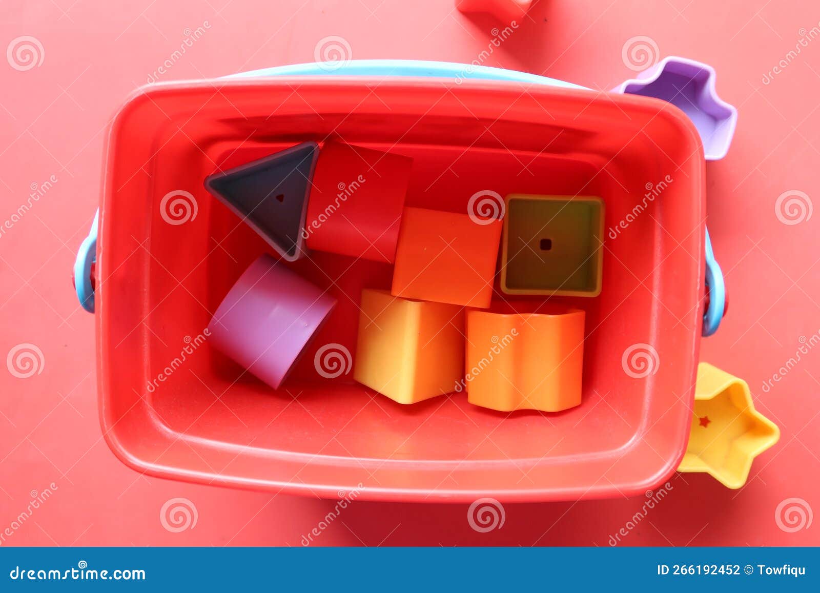 Geometric Shapes for Games and Children Learning. Stock Photo - Image ...