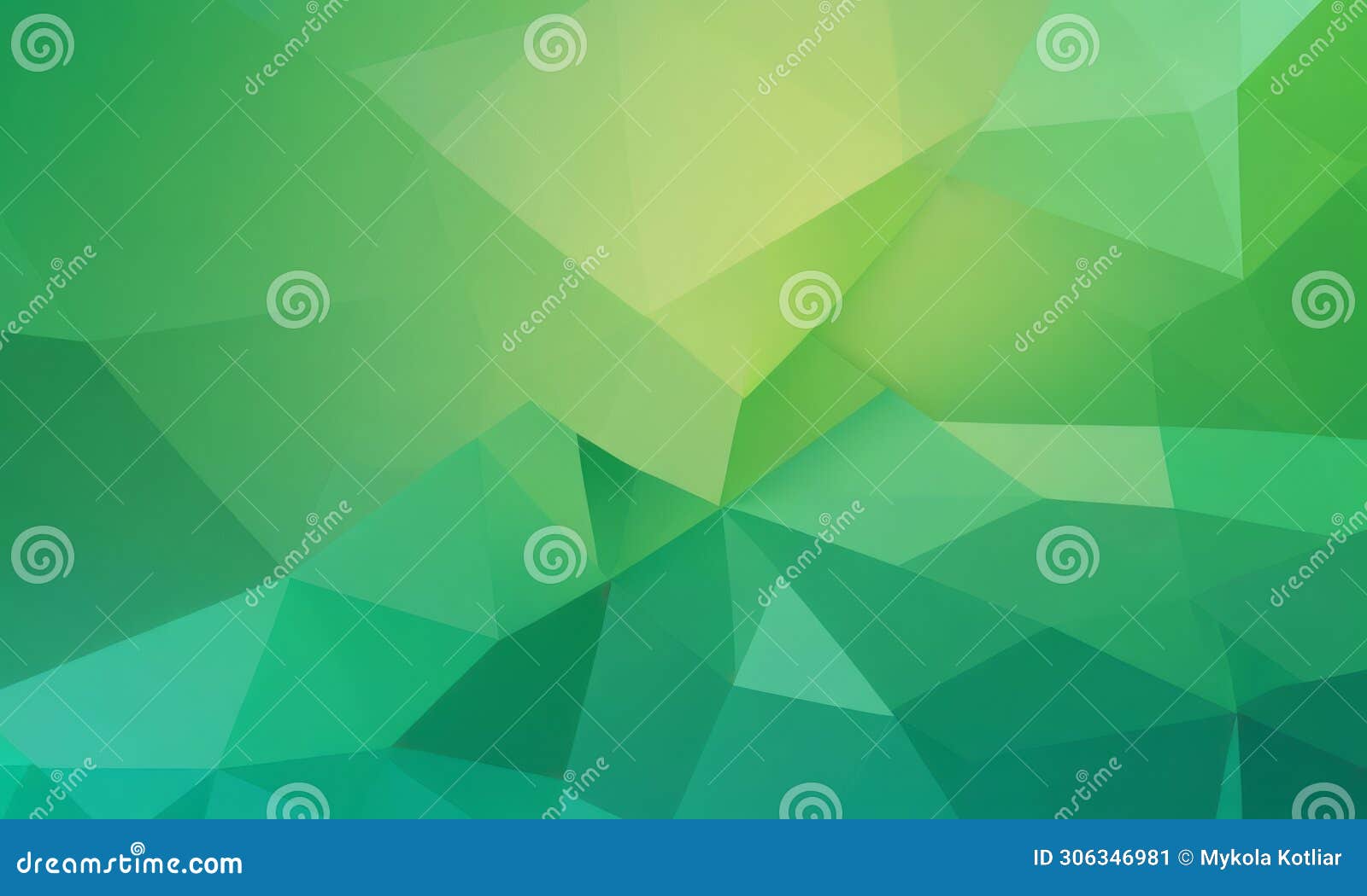 Geometric Shapes in Green Lightseagreen Stock Image - Image of ...
