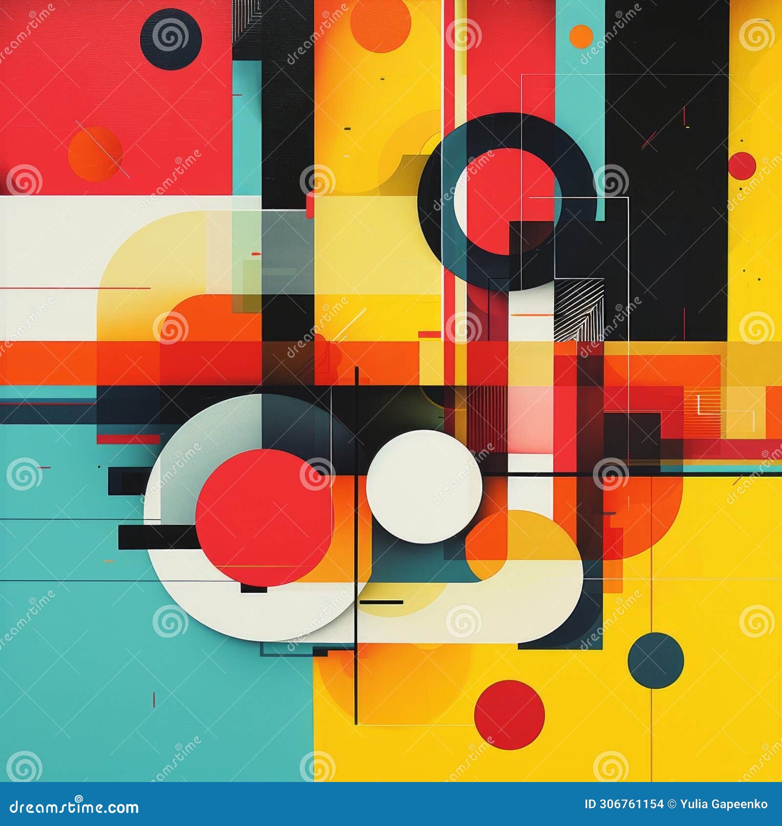 Geometric Shapes Interact Dynamically, Forming an Engaging Visual ...