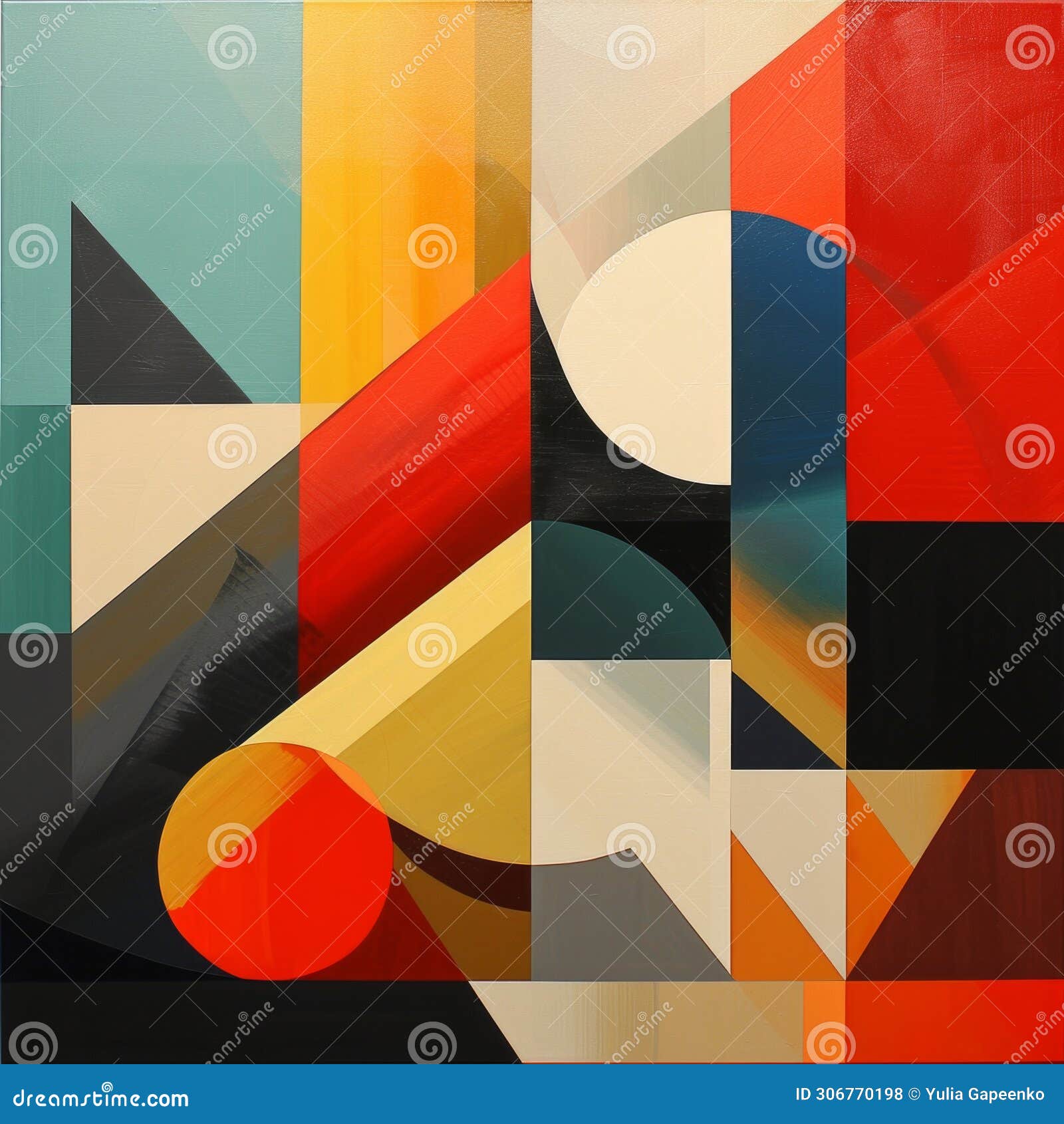 Geometric Shapes Interact Dynamically, Forming an Engaging Visual ...