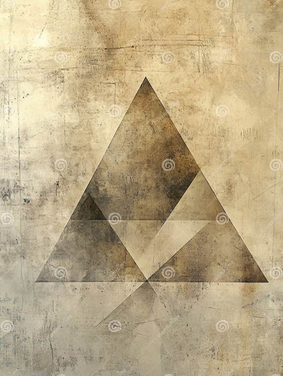 Geometric Shapes Interact Dynamically on a Textured Surface, Showcasing ...